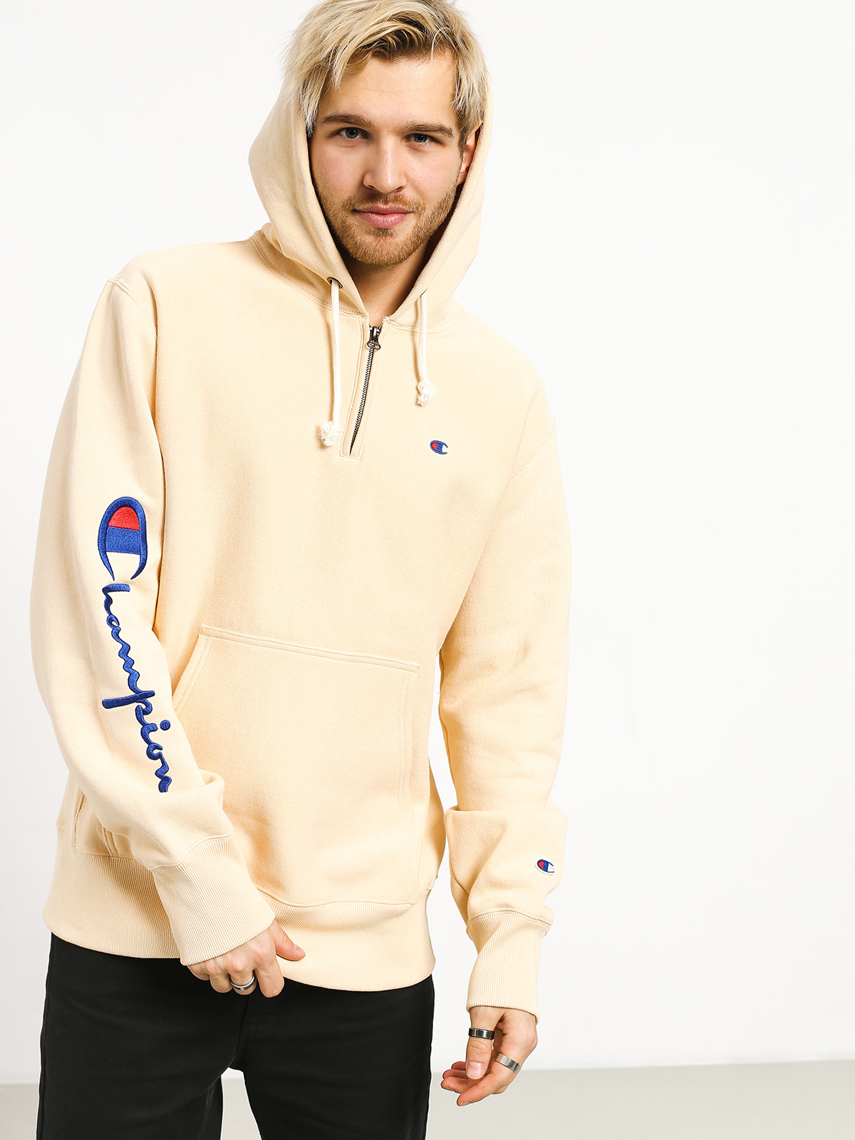 Bluza z kapturem Champion Premium Reverse Weave Hooded Half Bluza z kapturem Champion Premium Reverse Weave Hooded Half