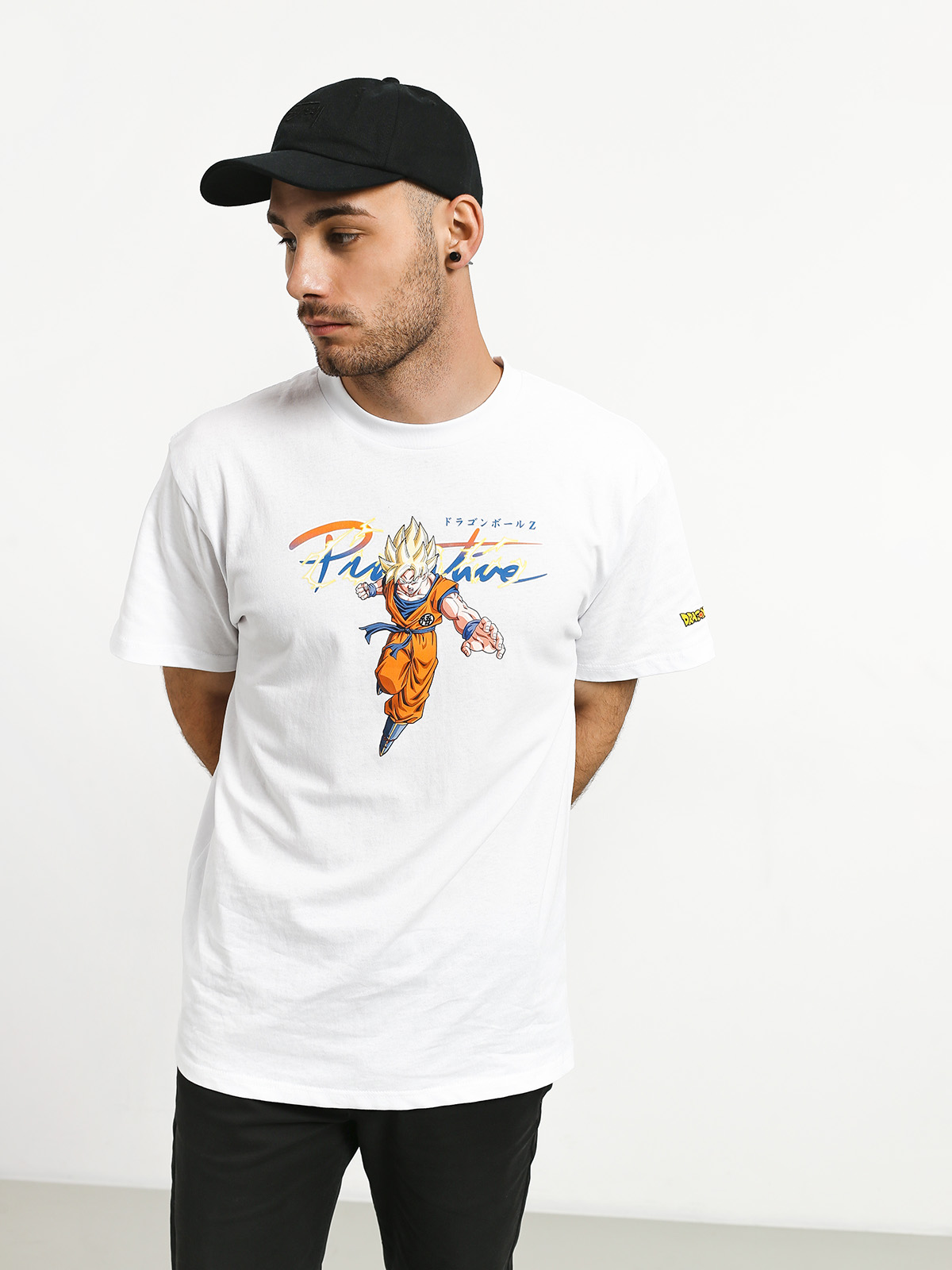 T-shirt Primitive Nuevo Goku Saiyan - biały (white)