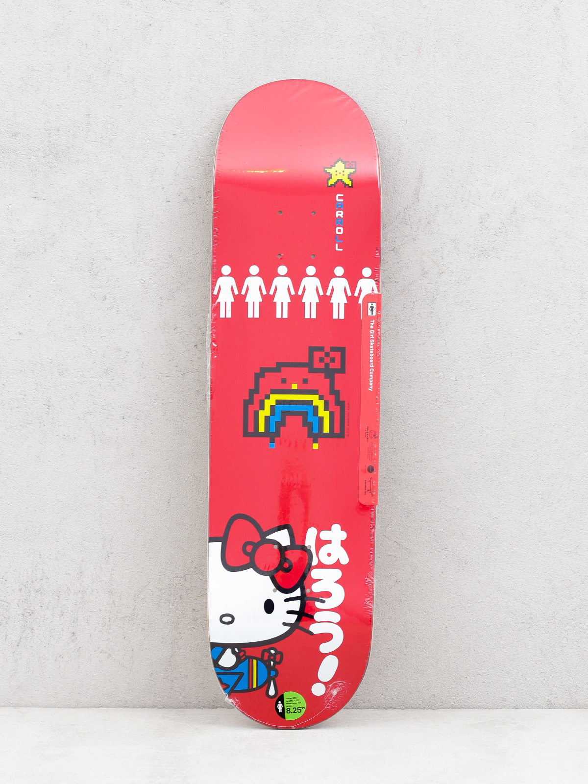 Deck Girl Skateboard Carroll Hello Kitty (red)