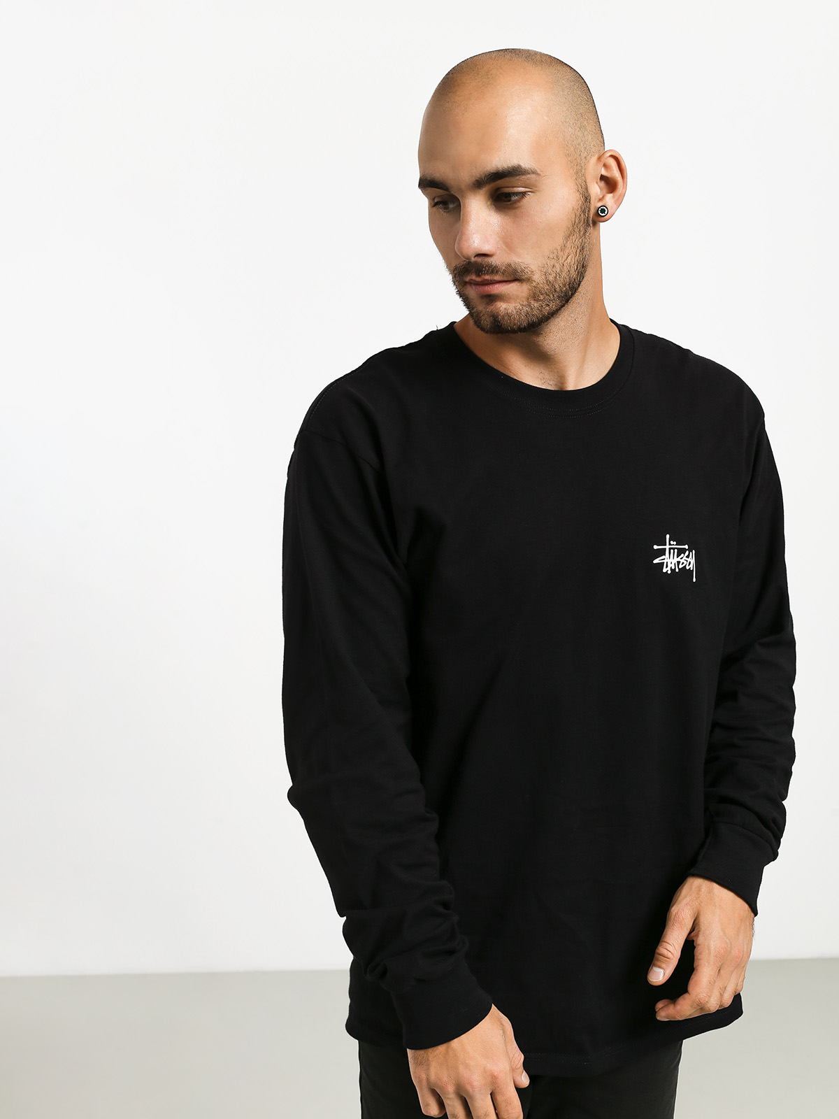 Longsleeve Stussy Basic Stussy (black)