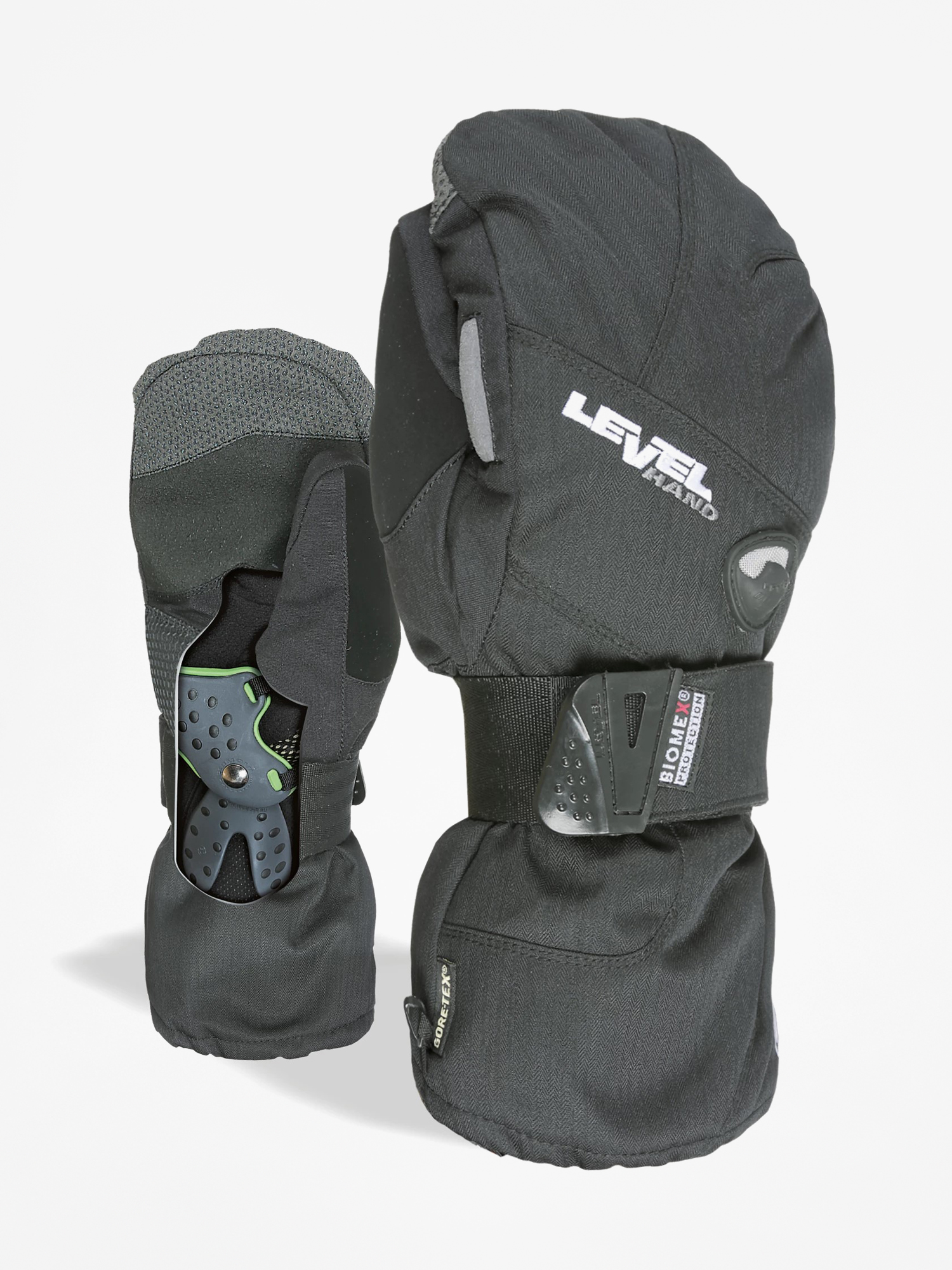 Rękawice Level Half Pipe Mitt - czarny (blk)