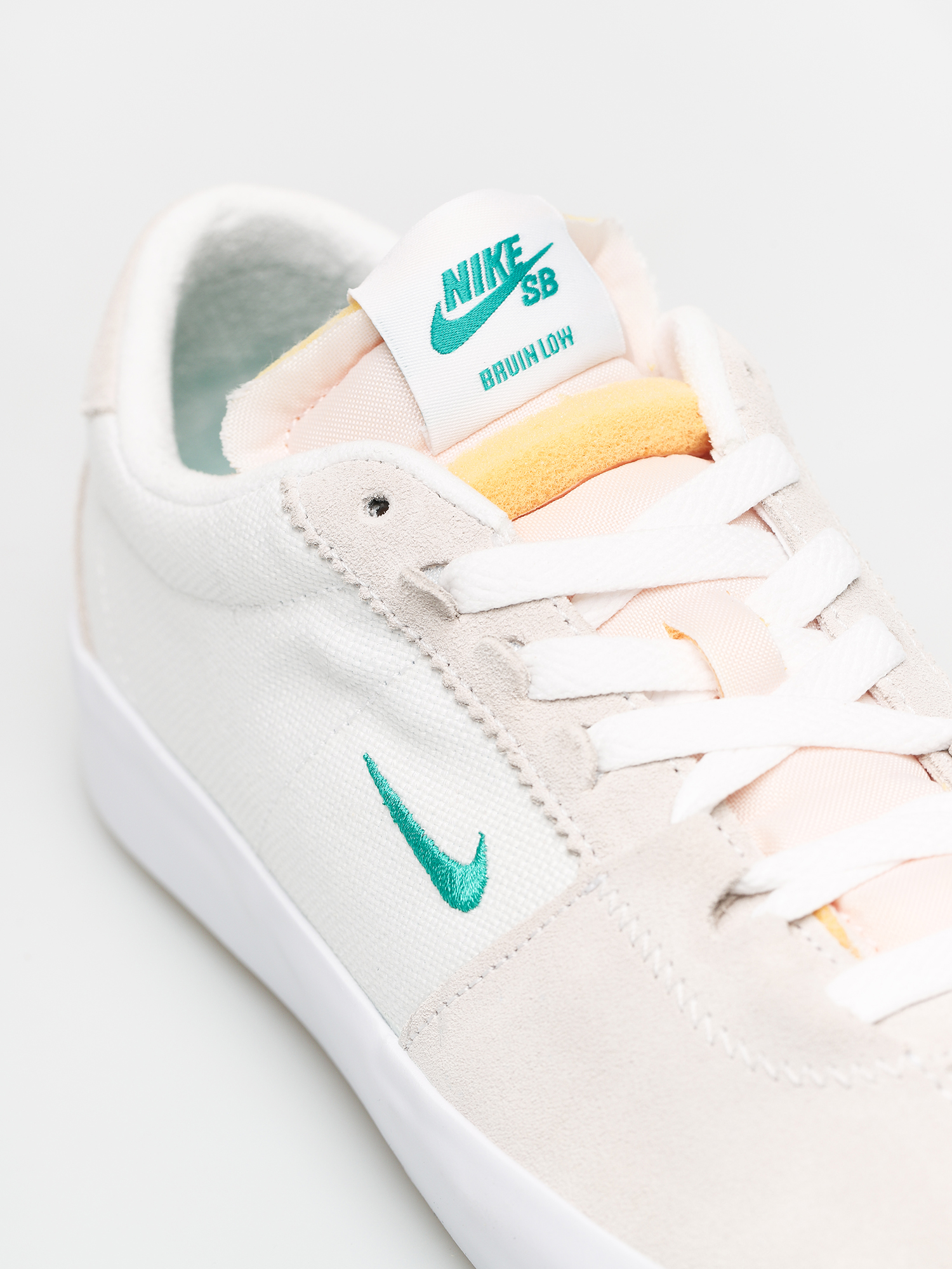Buty Nike SB Air Zoom Bruin Edge (white/neptune green vivid orange)
