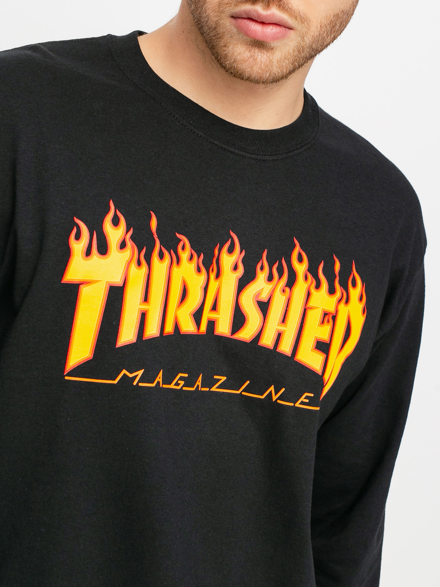 Longsleeve Thrasher Flame Logo (black) Longsleeve Thrasher Flame Logo (black)