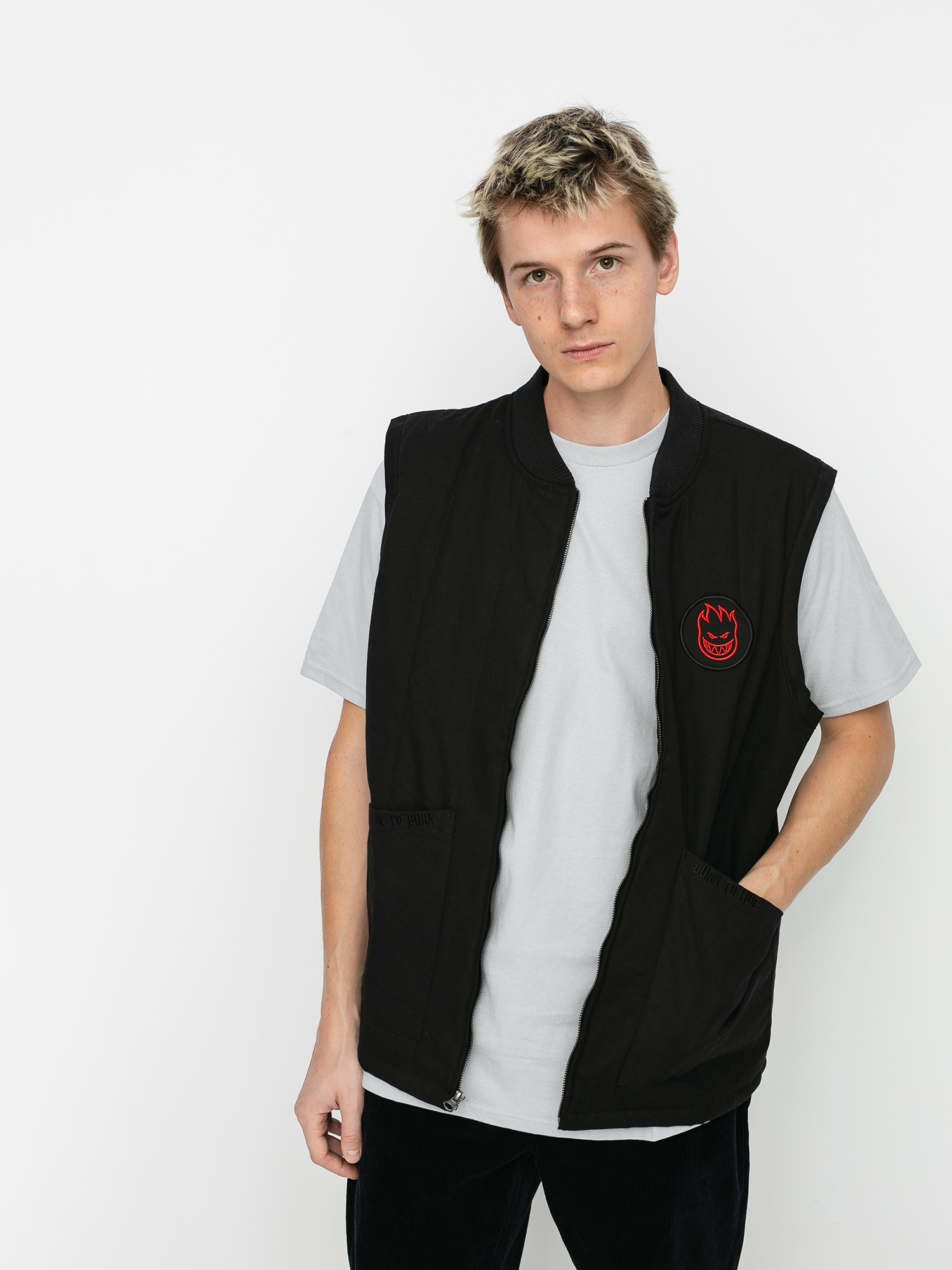 Spitfire Vest Ltb - czarny (black/red)