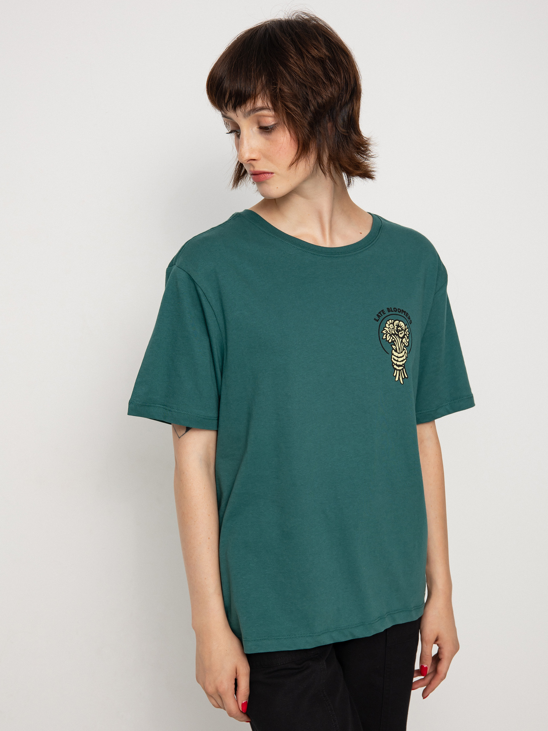 T-shirt Element Bouquet Wmn - zielony (jasper)