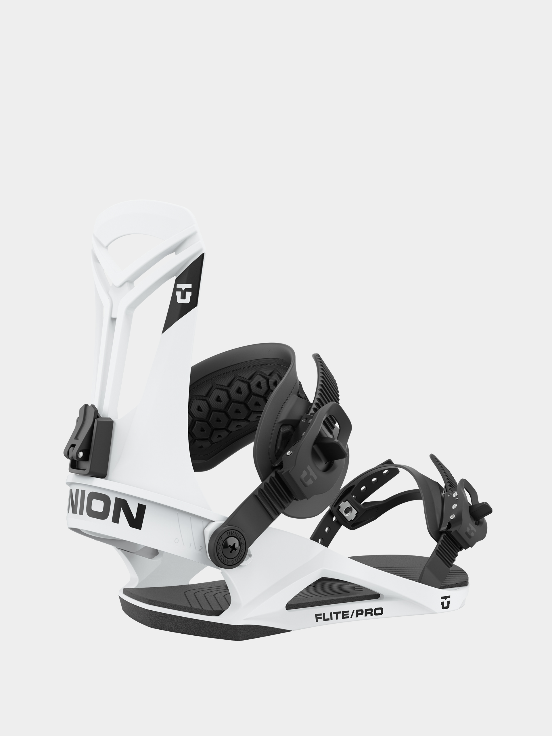 Wiązania snowboardowe Union Flite Pro - biały (white)