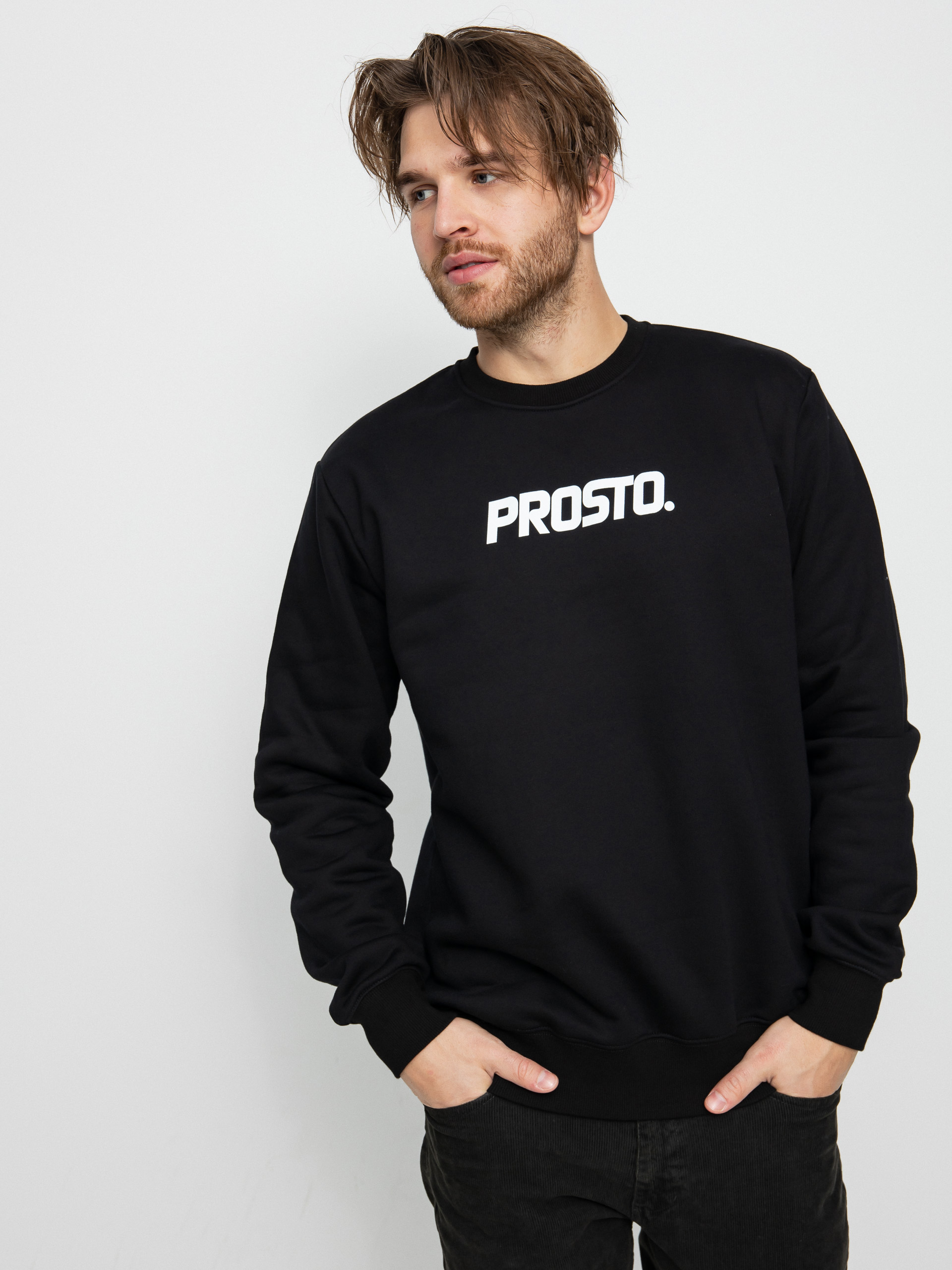 Bluza Prosto Logo - czarny (black)