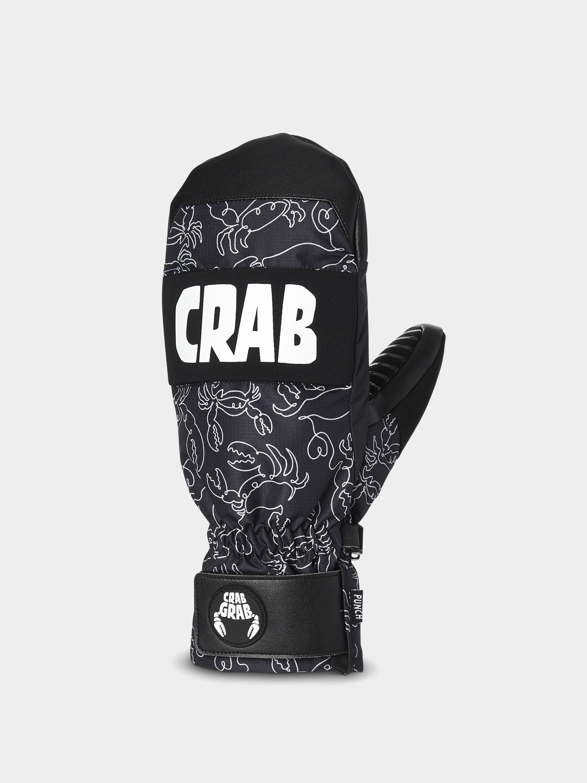 Rękawice Crab Grab Punch Mitt - czarny (crab doodle black)