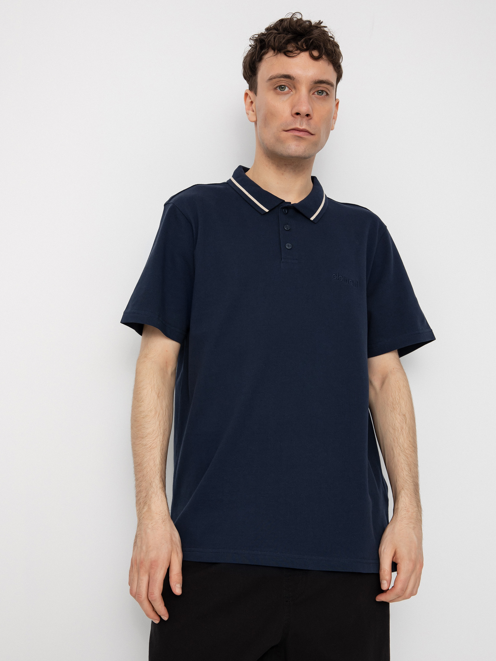 Polo Element Myloh - czarny (eclipse navy)