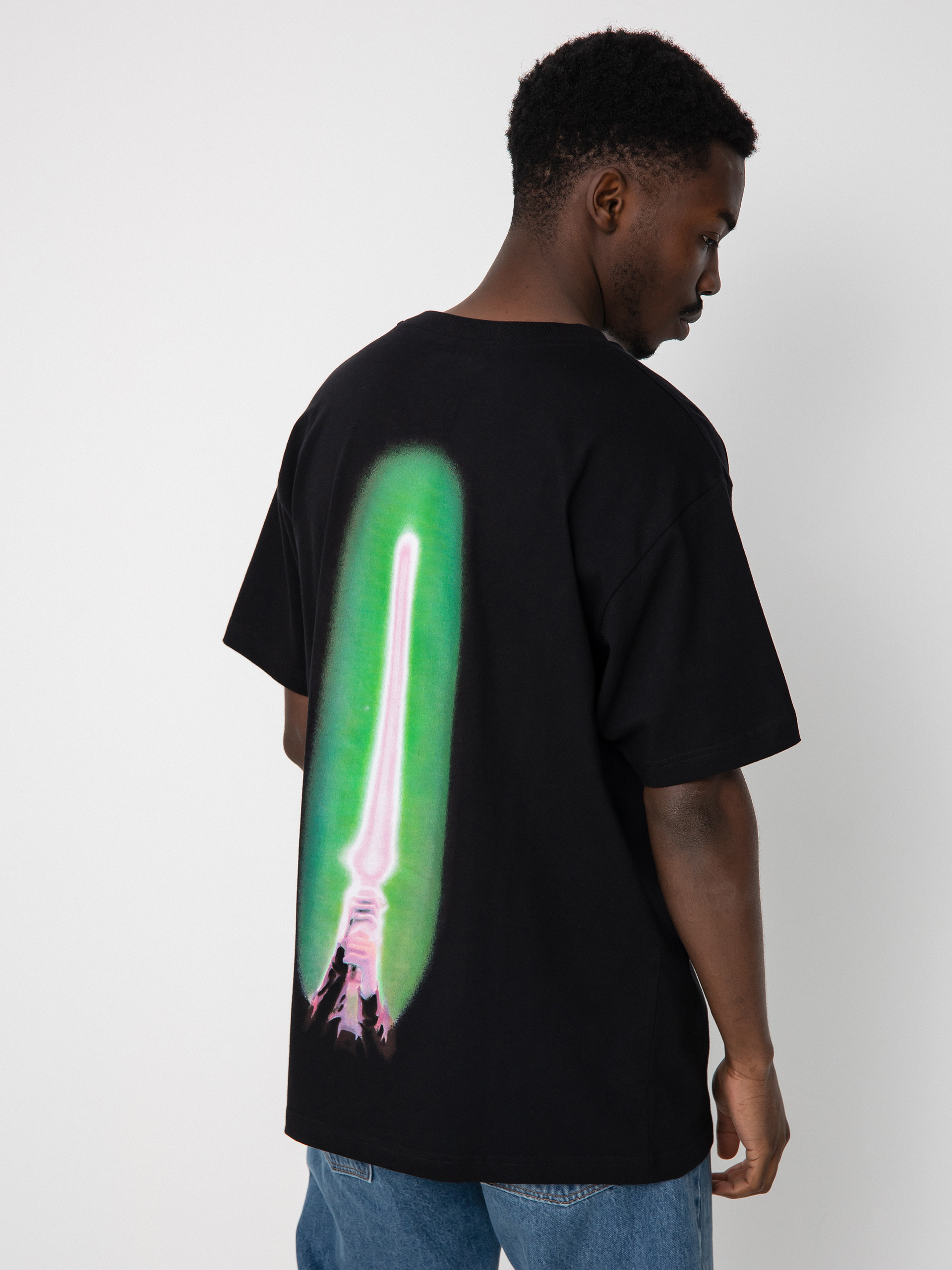 T-shirt DC X Star Wars Luke - czarny (black)