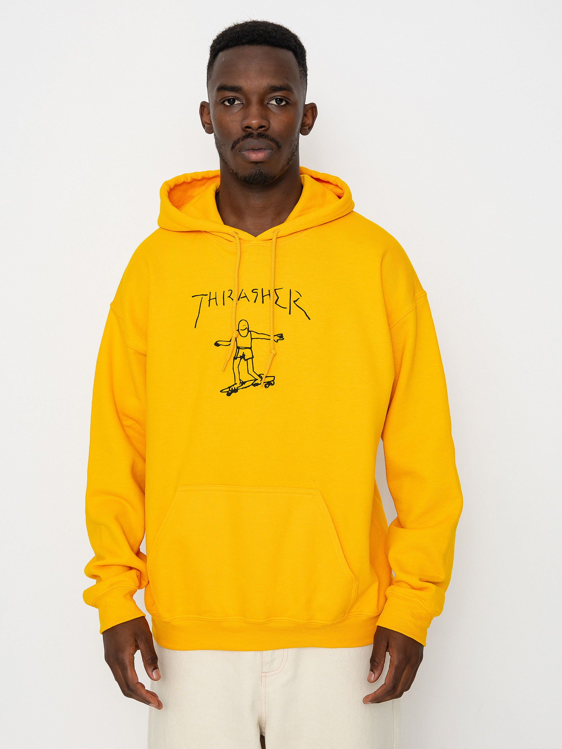 Bluza z kapturem Thrasher Gonz HD - żółty (gold)