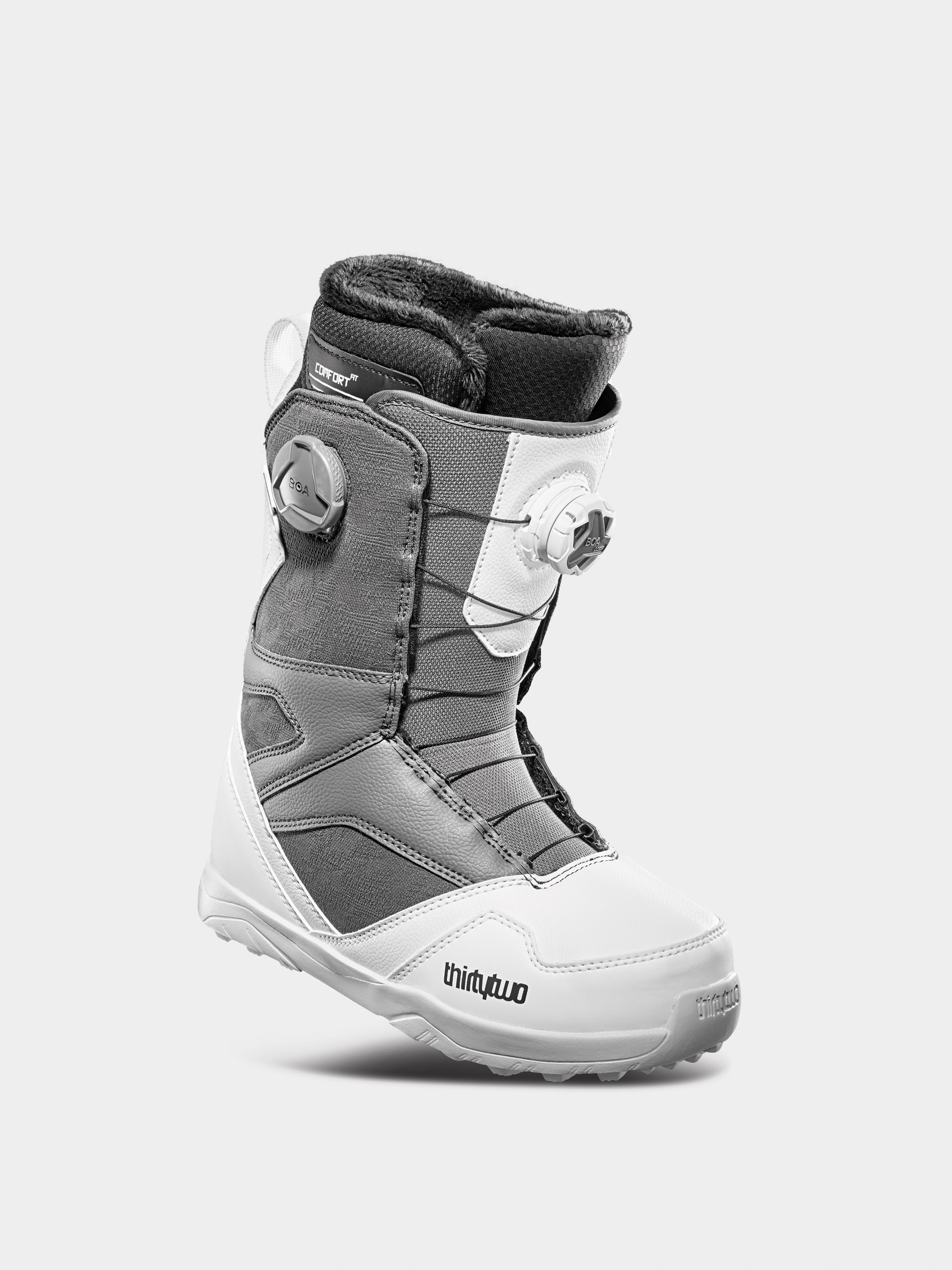 Buty snowboardowe ThirtyTwo Stw Double Boa Wmn - biały, camo (white/camo)