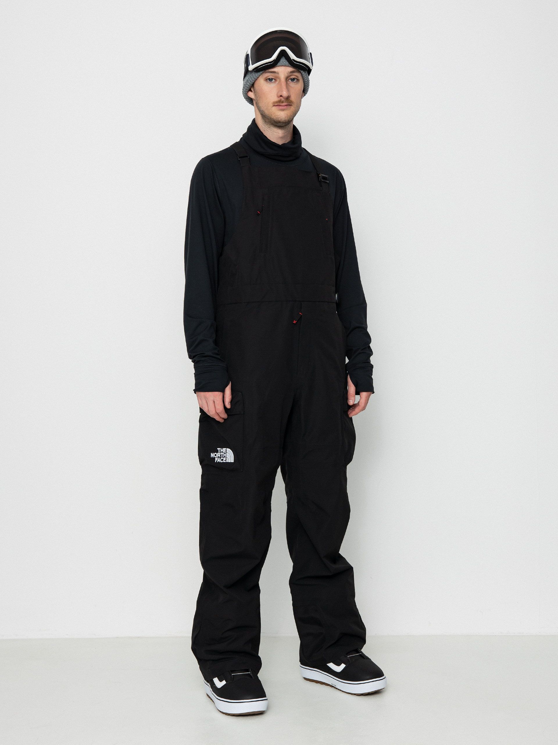 Spodnie snowboardowe The North Face Dragline Bib - czarny (tnf black)