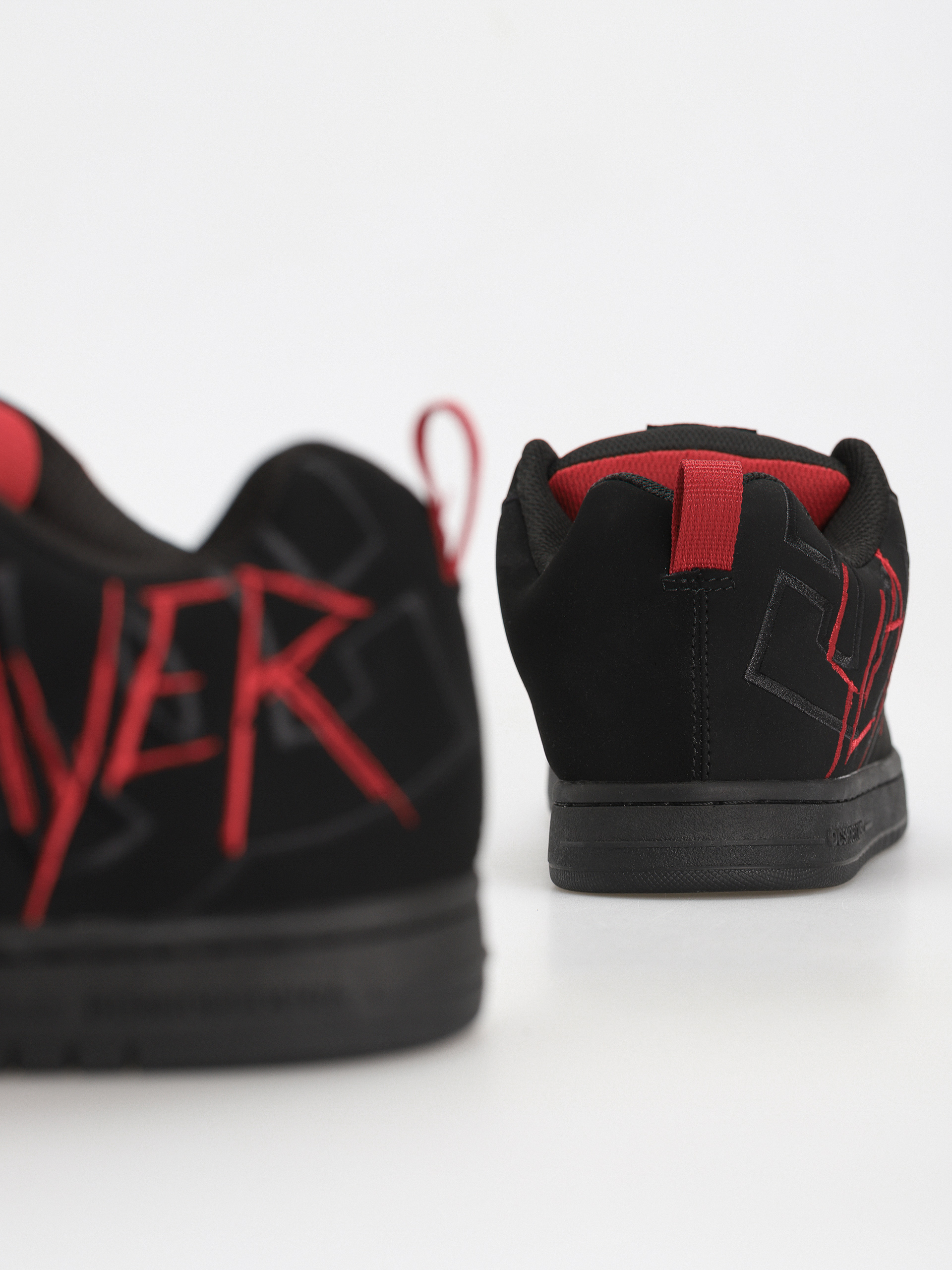 Buty DC X Slayer Court Graffik - czarny (black/black/red)