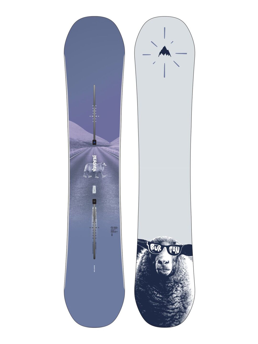 Deska snowboardowa Burton Yeasayer Flying V Wmn - fioletowy
