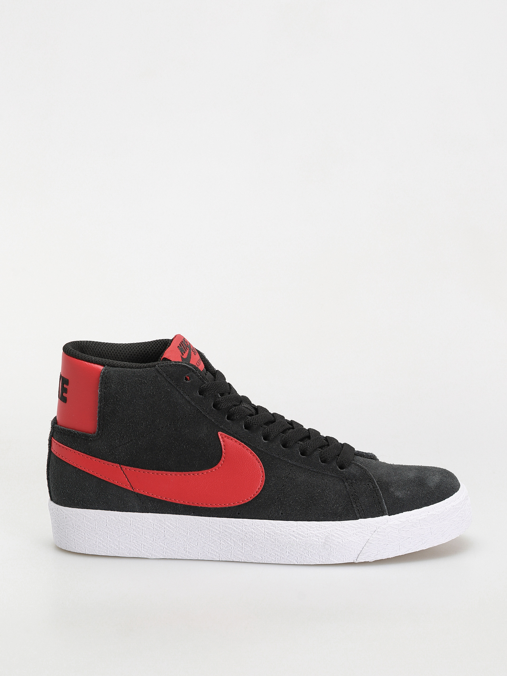 Buty Nike SB Zoom Blazer Mid - czarny (black/university red black white)