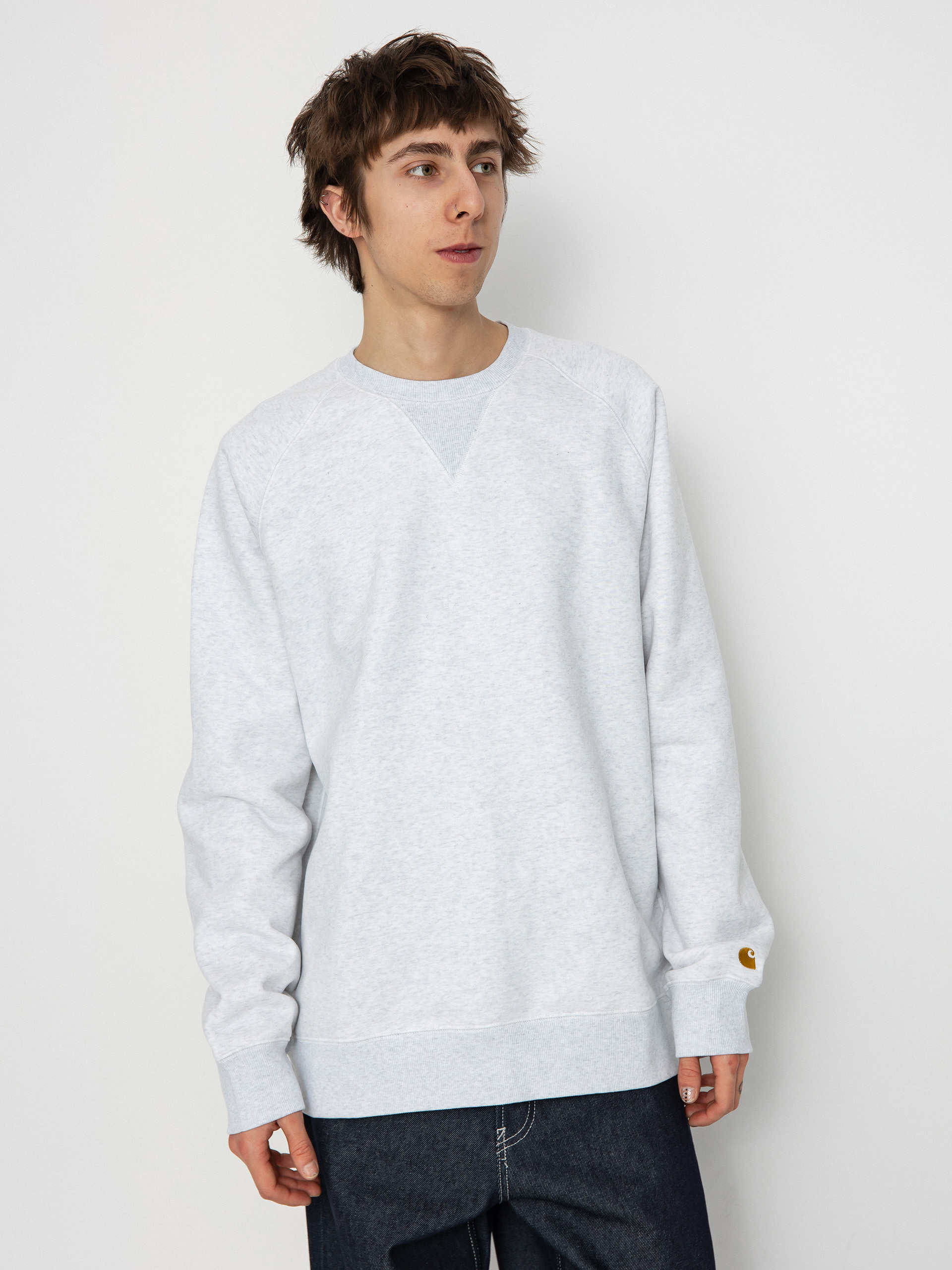 Bluza Carhartt WIP Chase - szary (ash heather/gold)