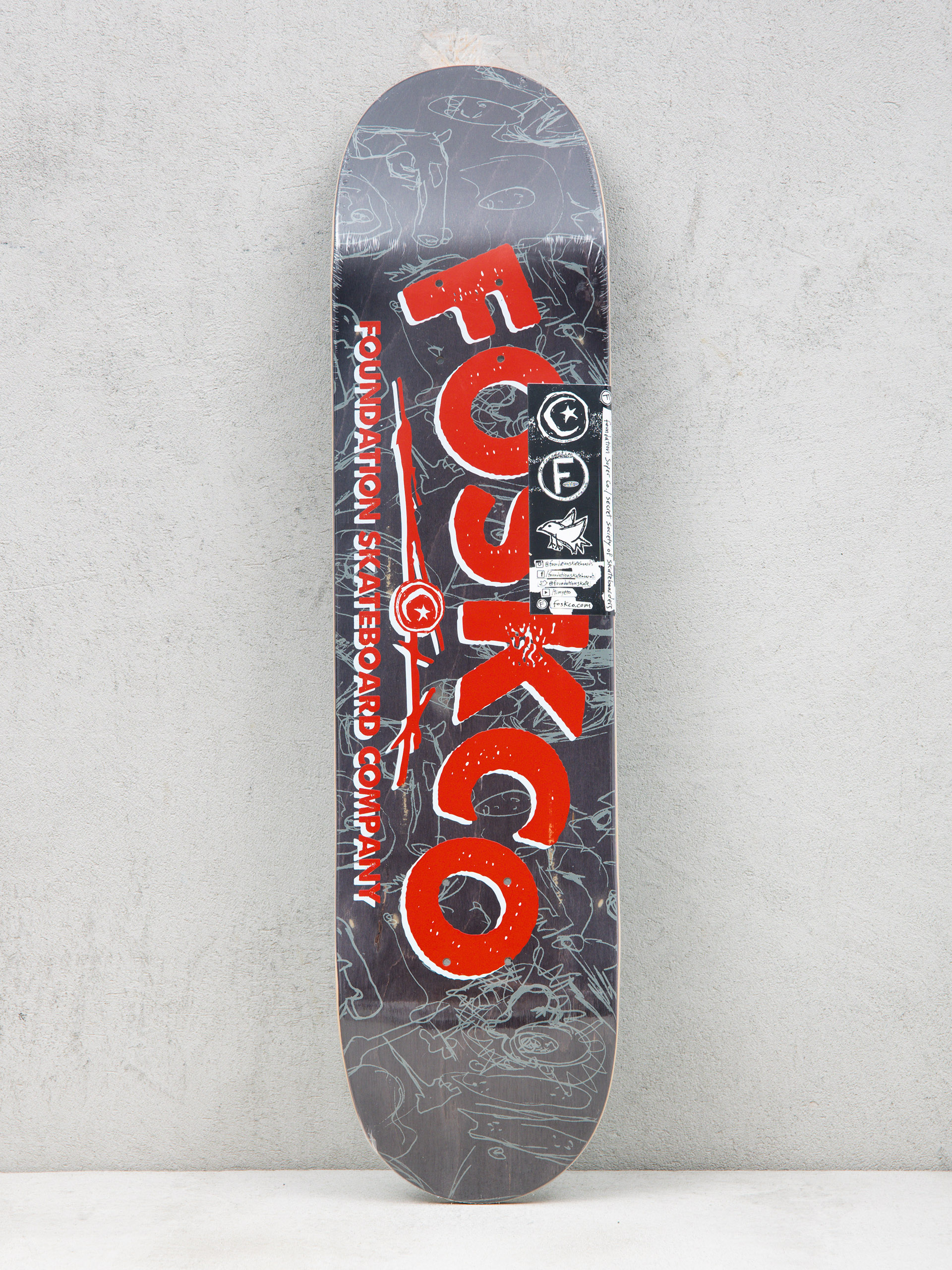 Deck Foundation Fosko (black/red)