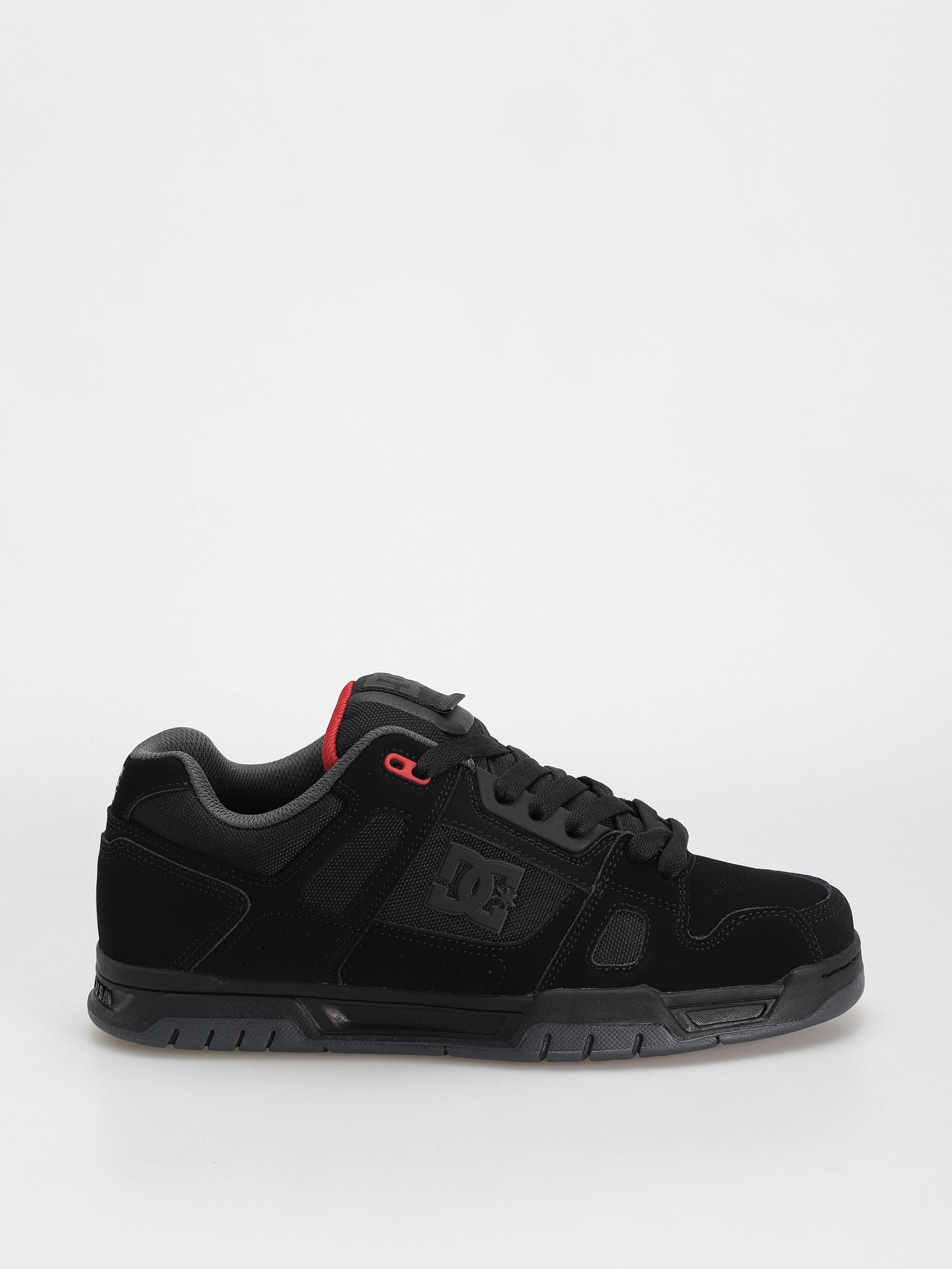 Buty DC Stag - czarny (black/grey/red)