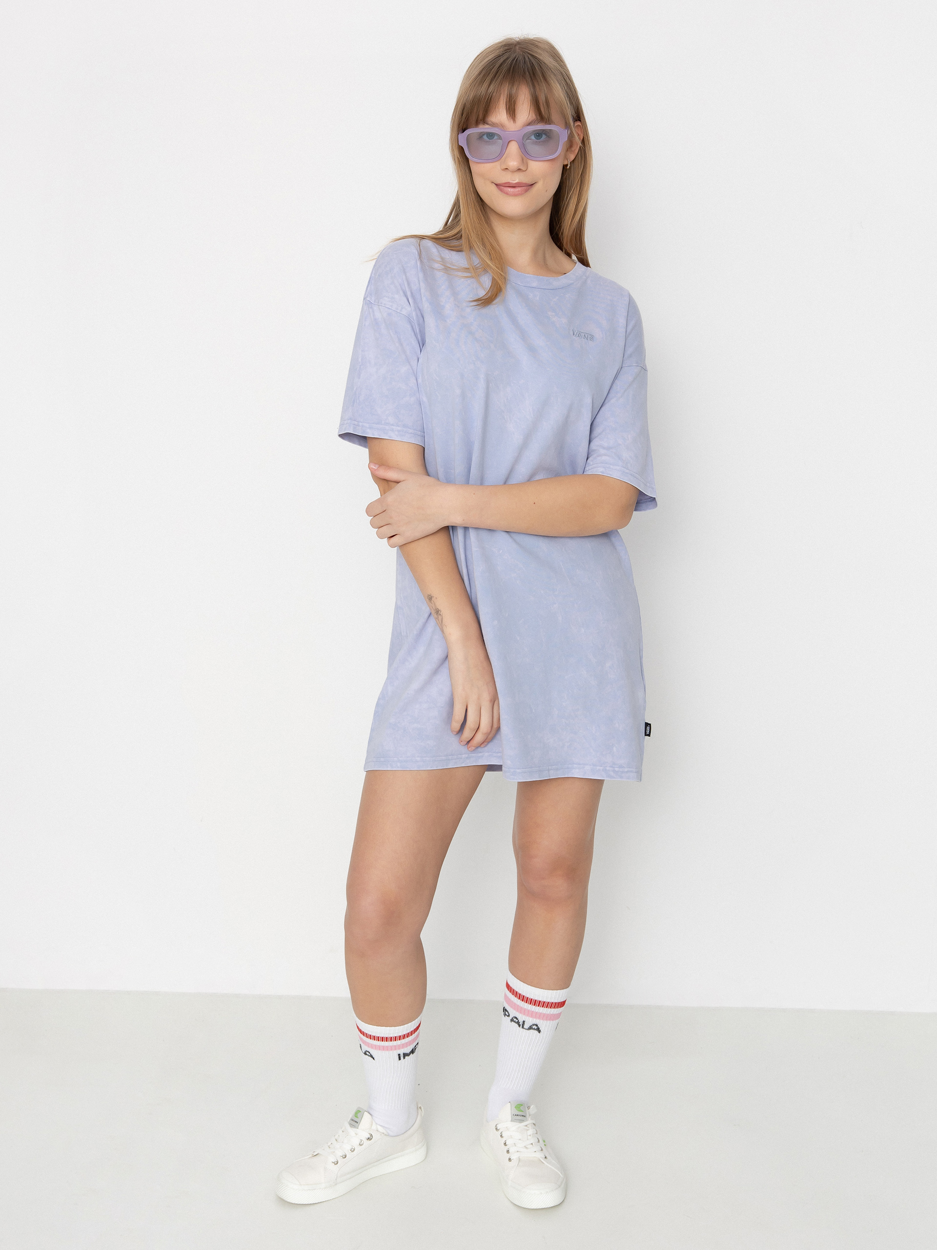 Sukienka Fila Emily Tee Dress Wmn czerwony merlot