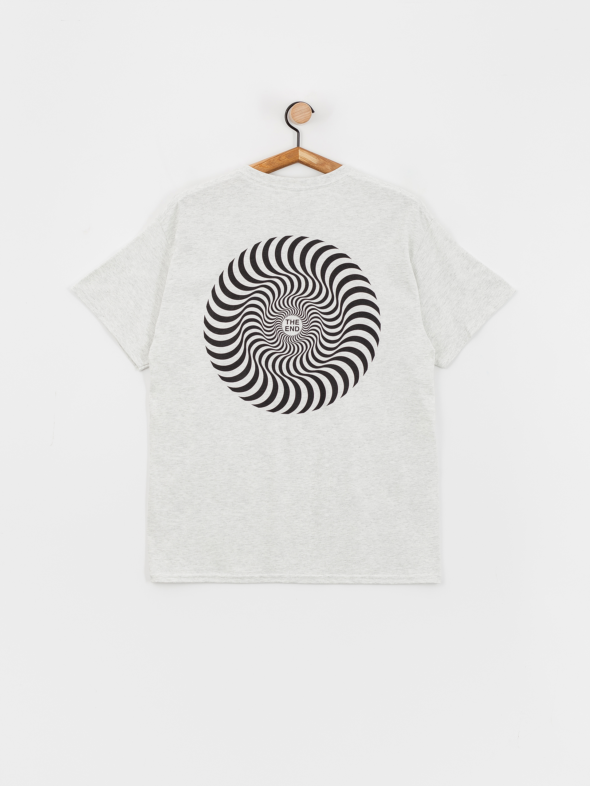 T-shirt Spitfire Classic Swirl - szary (ash heather/black)
