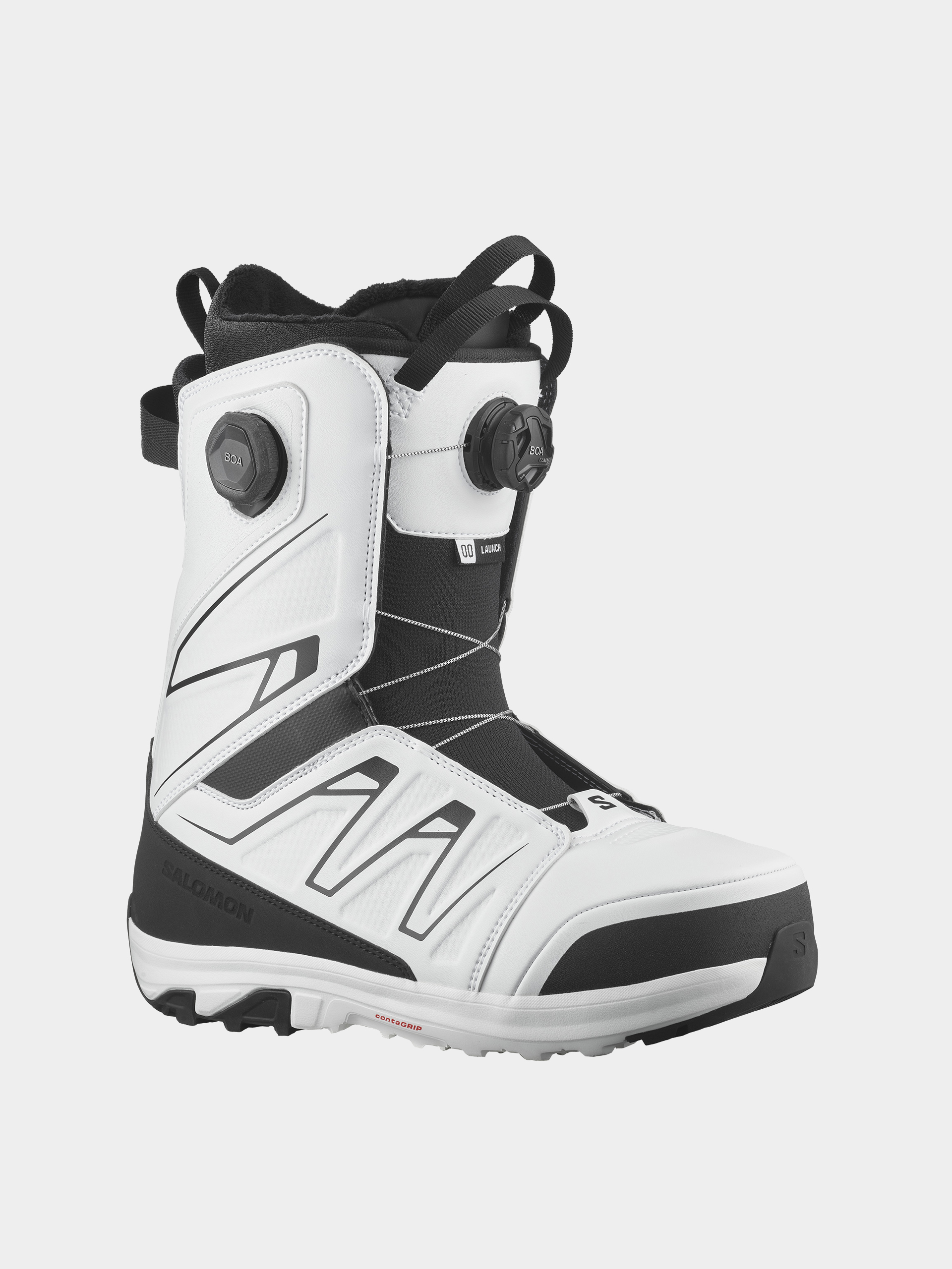 Buty snowboardowe Salomon Launch Boa Sj - biały, czarny (black/white)