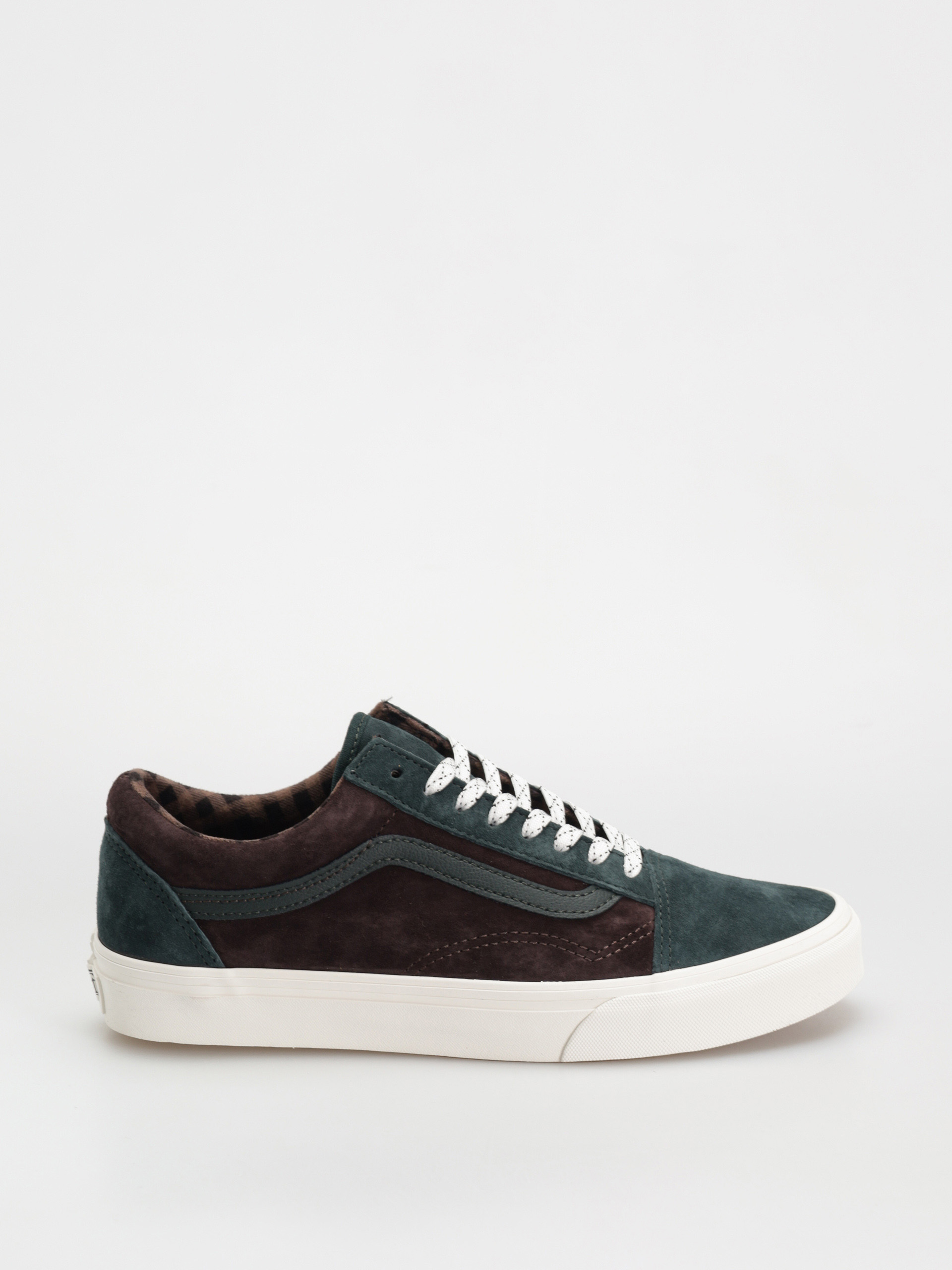 Buty Vans Old Skool - wielobarwny (pig suede plaid scarab)