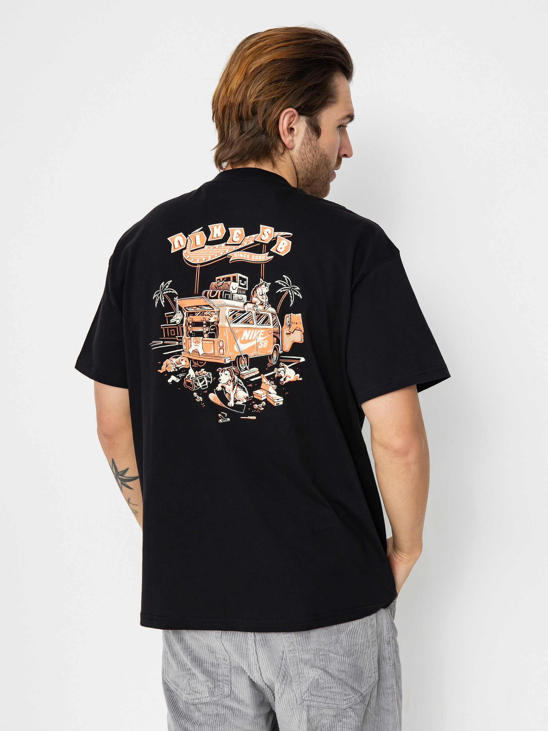 T-shirt Nike SB Road Dogs - czarny (black)