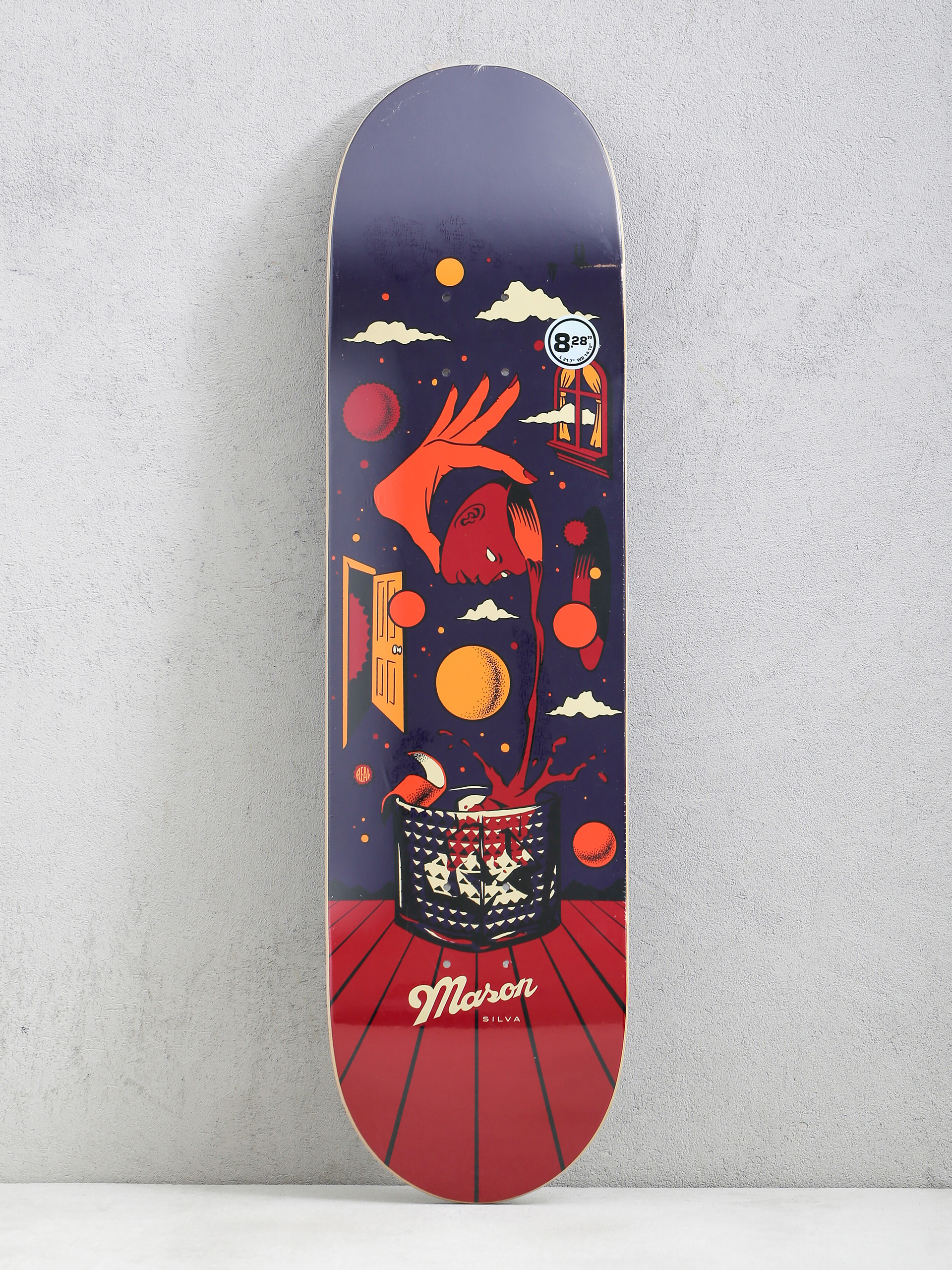 Deck Real Mason On The Rocks (dark purple/red)