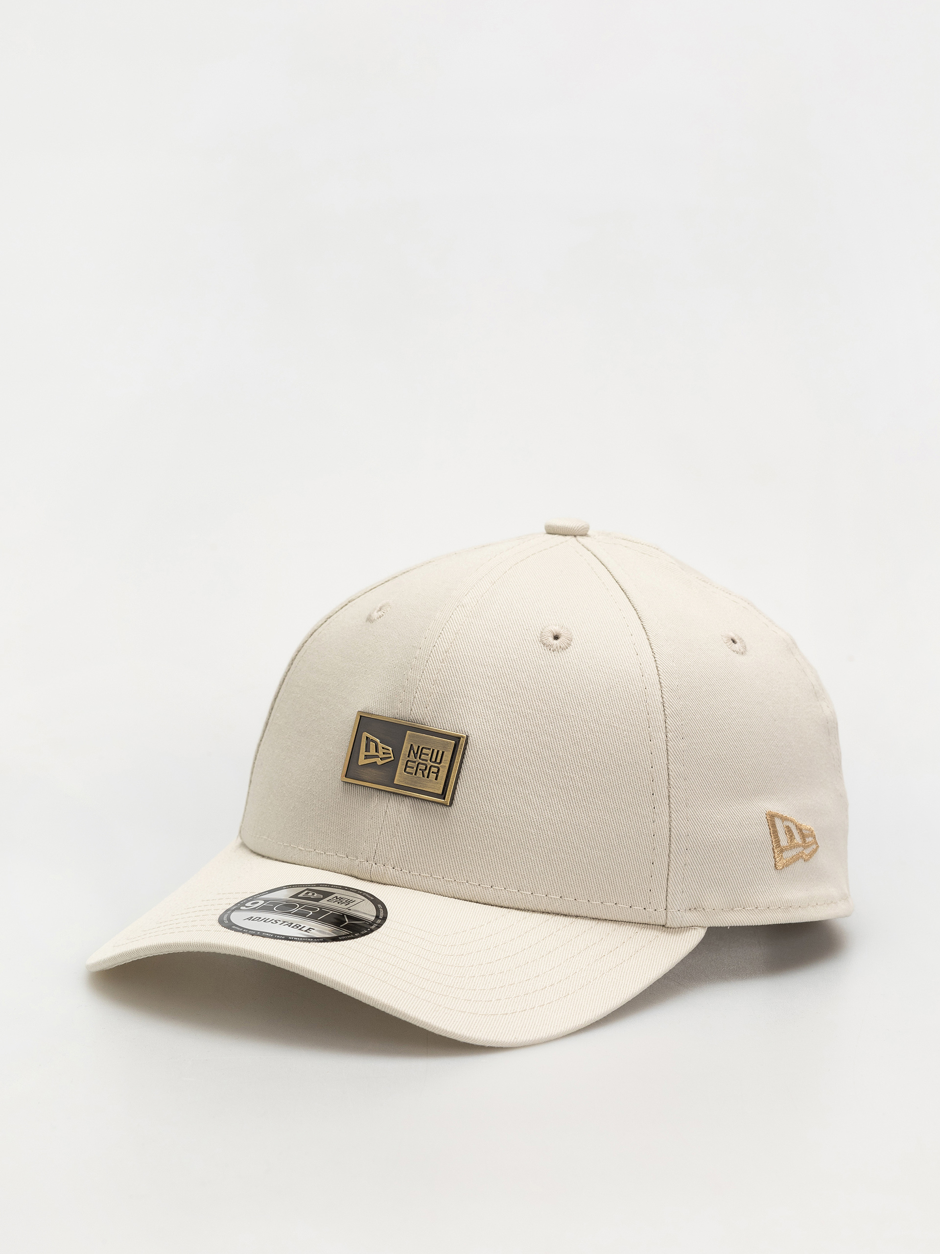 Czapka z daszkiem New Era Badge 9Forty - beżowy (light beige)