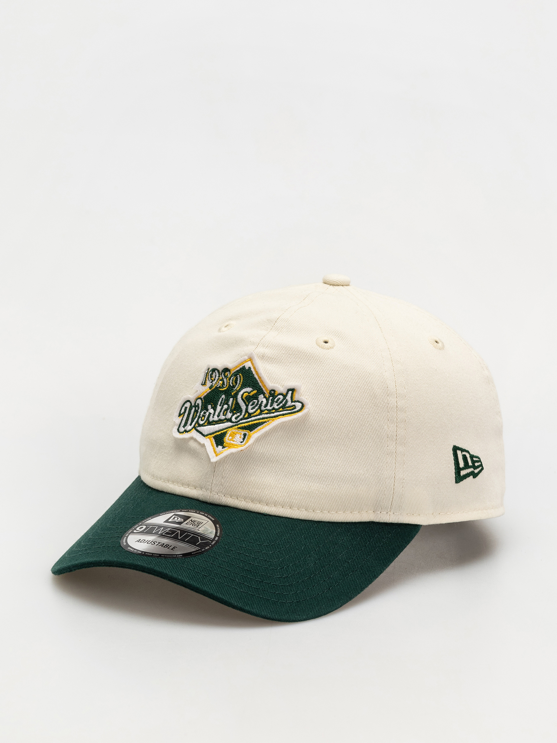 Czapka z daszkiem New Era Ws Patch 9Twenty Athletics - beżowy, zielony ...
