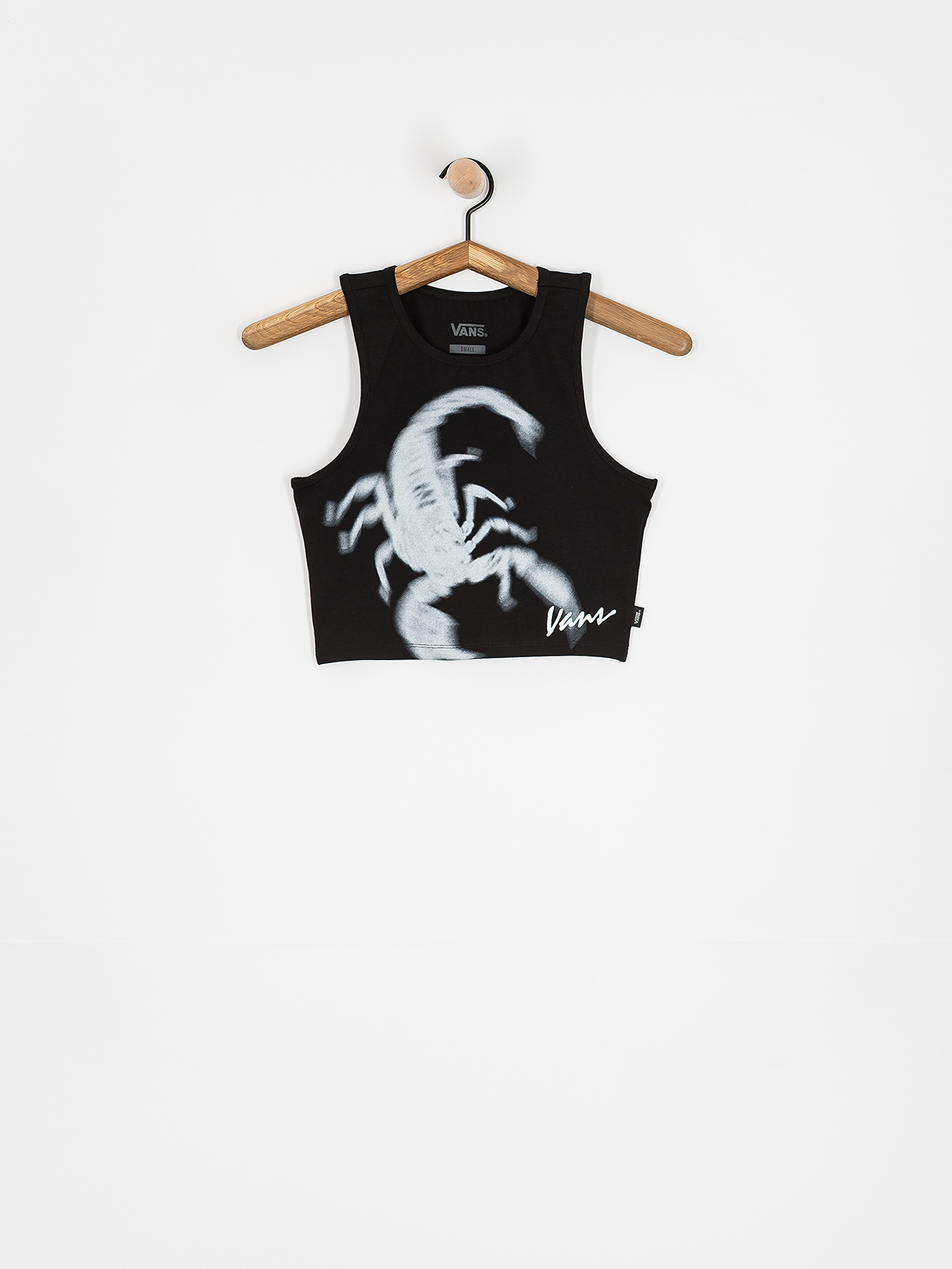 Koszulka Vans Venom Fitted Crop Wmn - czarny (black)