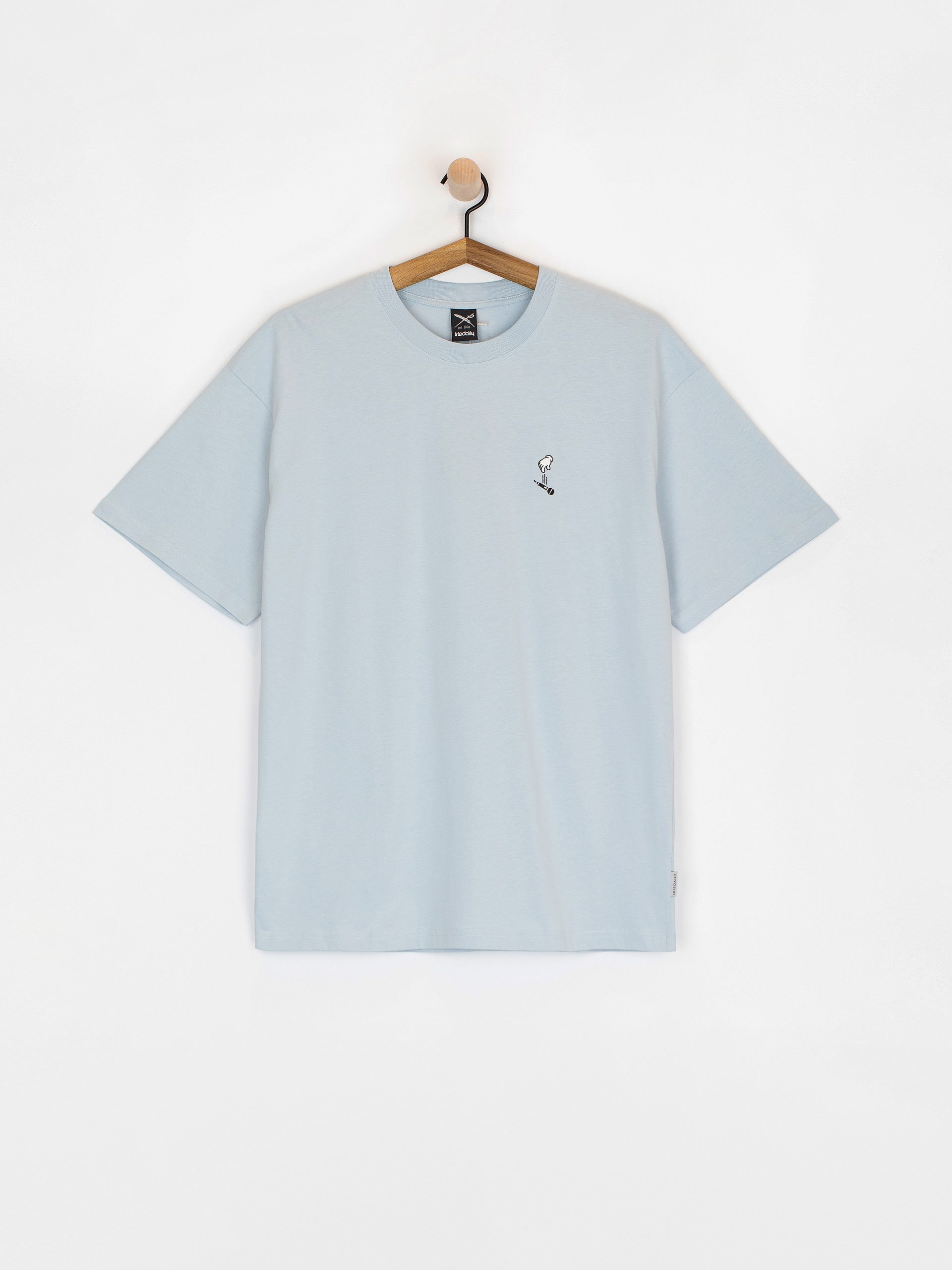 T-shirt Iriedaily Micdrop - niebieski, szary (ice blue)
