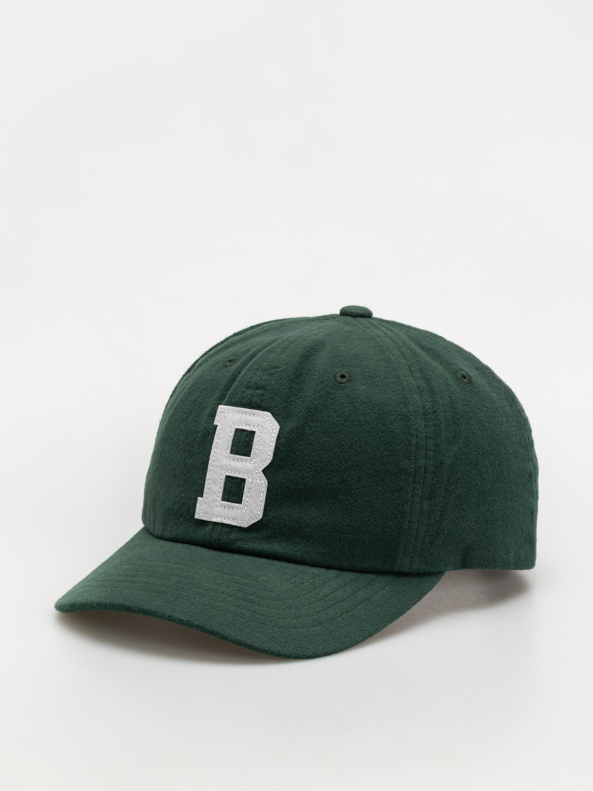 Czapka z daszkiem Brixton Big B Mp Cap - zielony (deep forest flannel)