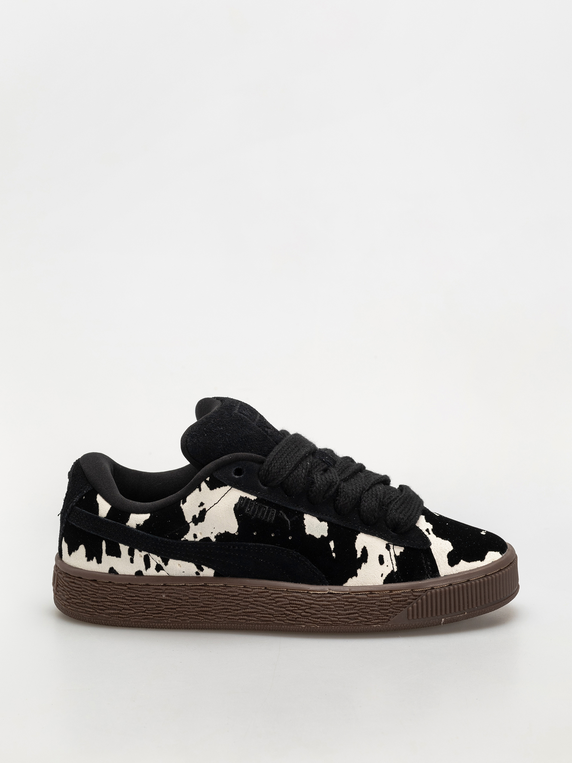 Buty Puma Suede XL Wild Instinct Wmn - biały, czarny (puma black/warm ...