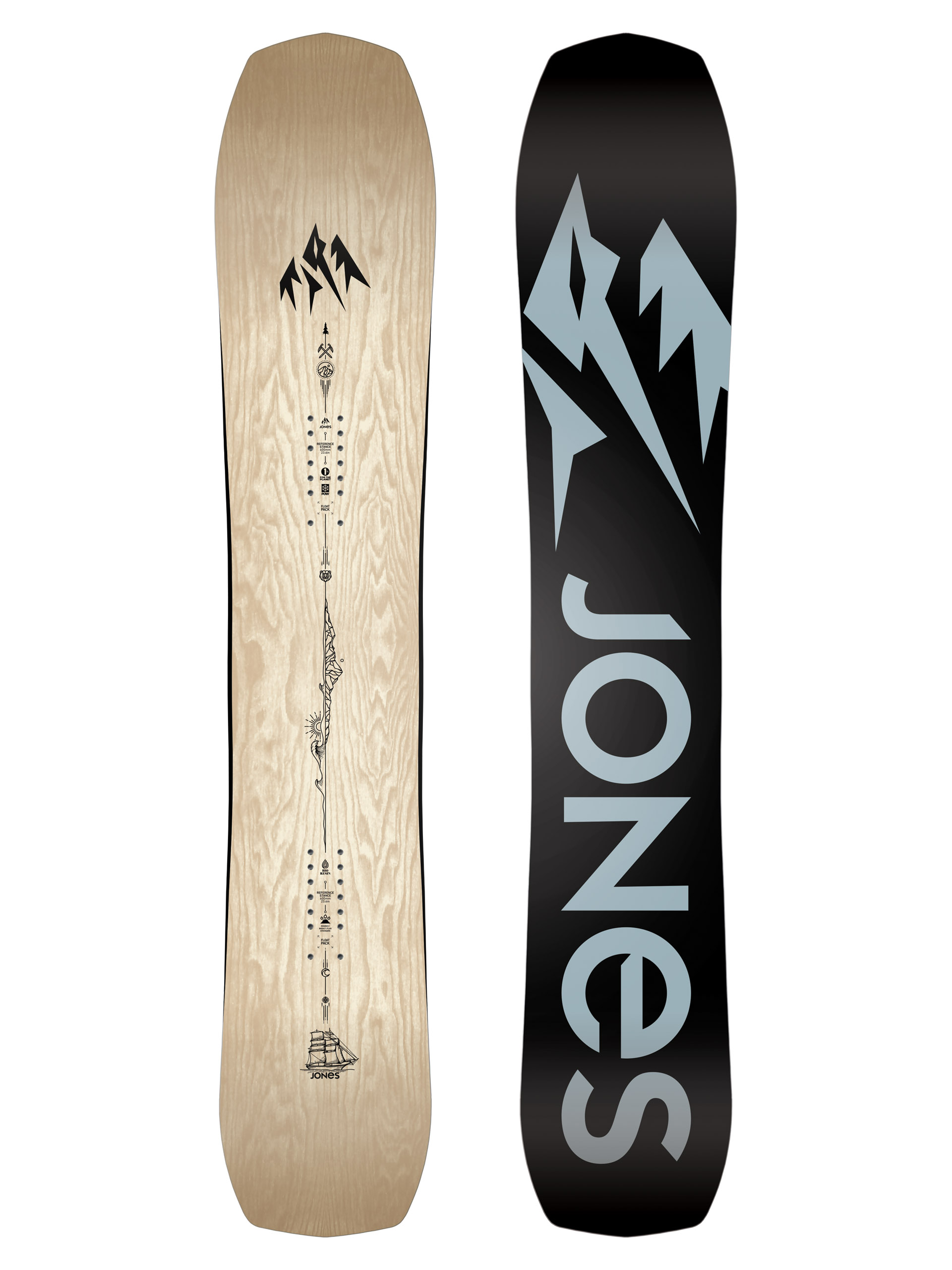 Deska snowboardowa Jones Snowboards Flagship - brązowy, beżowy (natural)