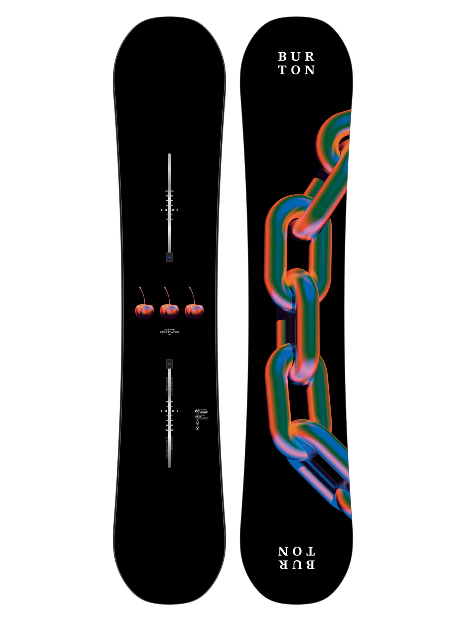 Deska snowboardowa Burton Cultivator - czarny (chain link)