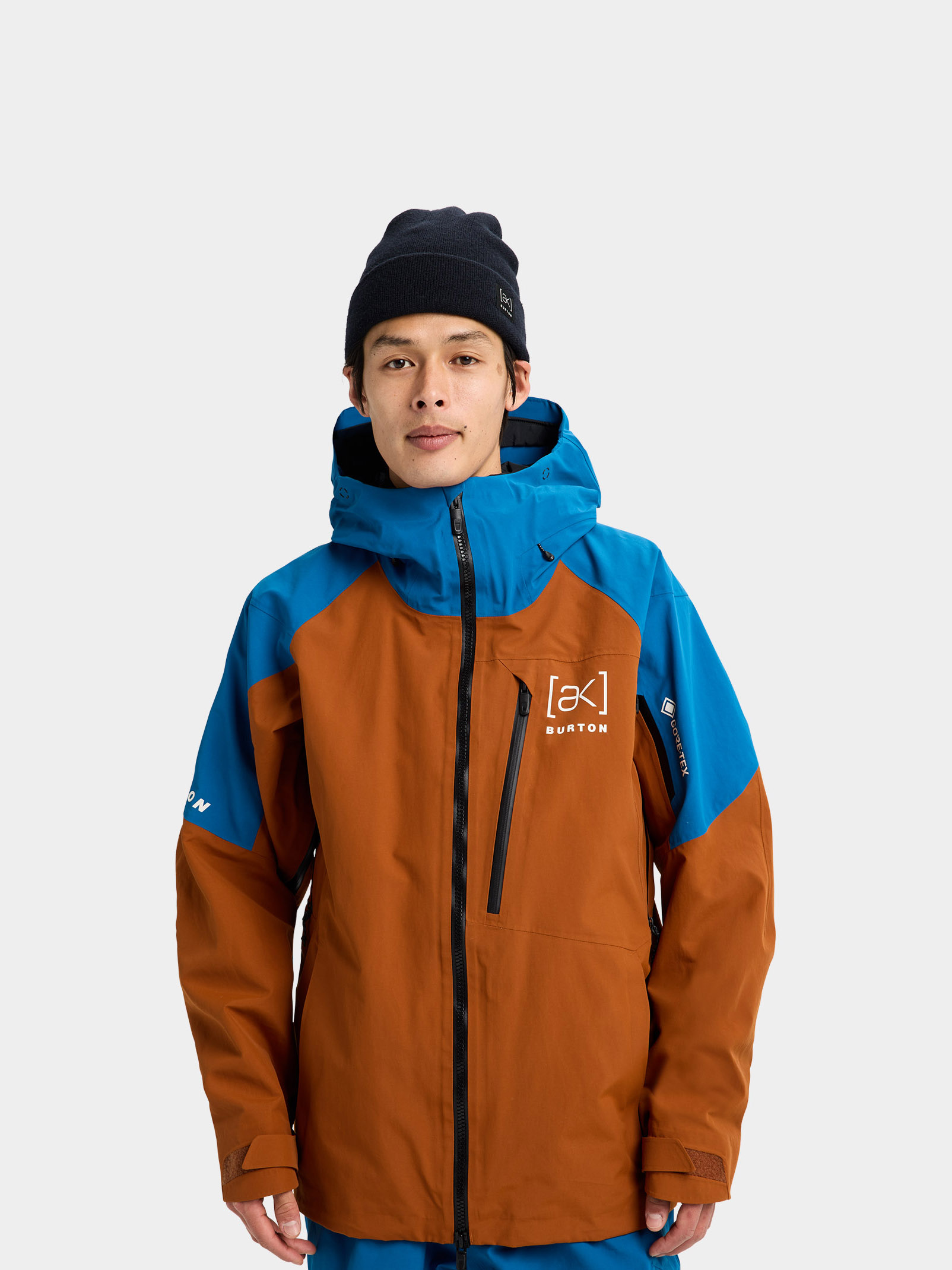 Kurtka snowboardowa Burton Ak Gore Tex Cyclic 2L - brązowy (chestnut ...