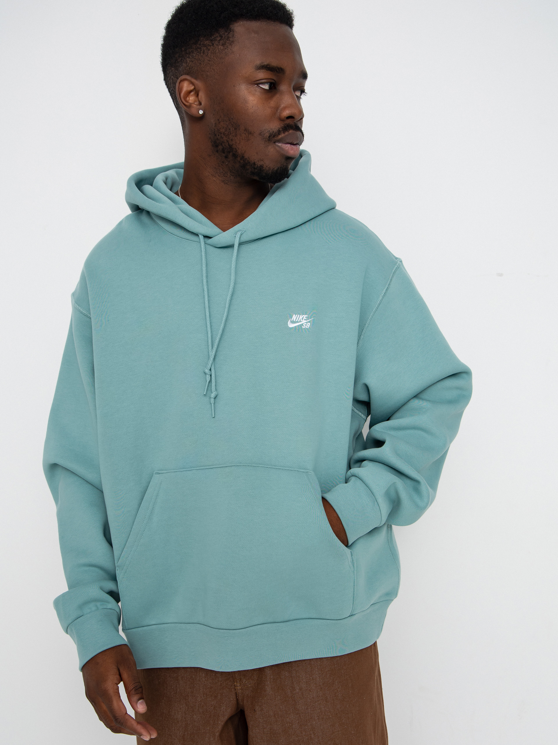 Bluza z kapturem Nike SB Essential Logo HD - niebieski (cannon/white)