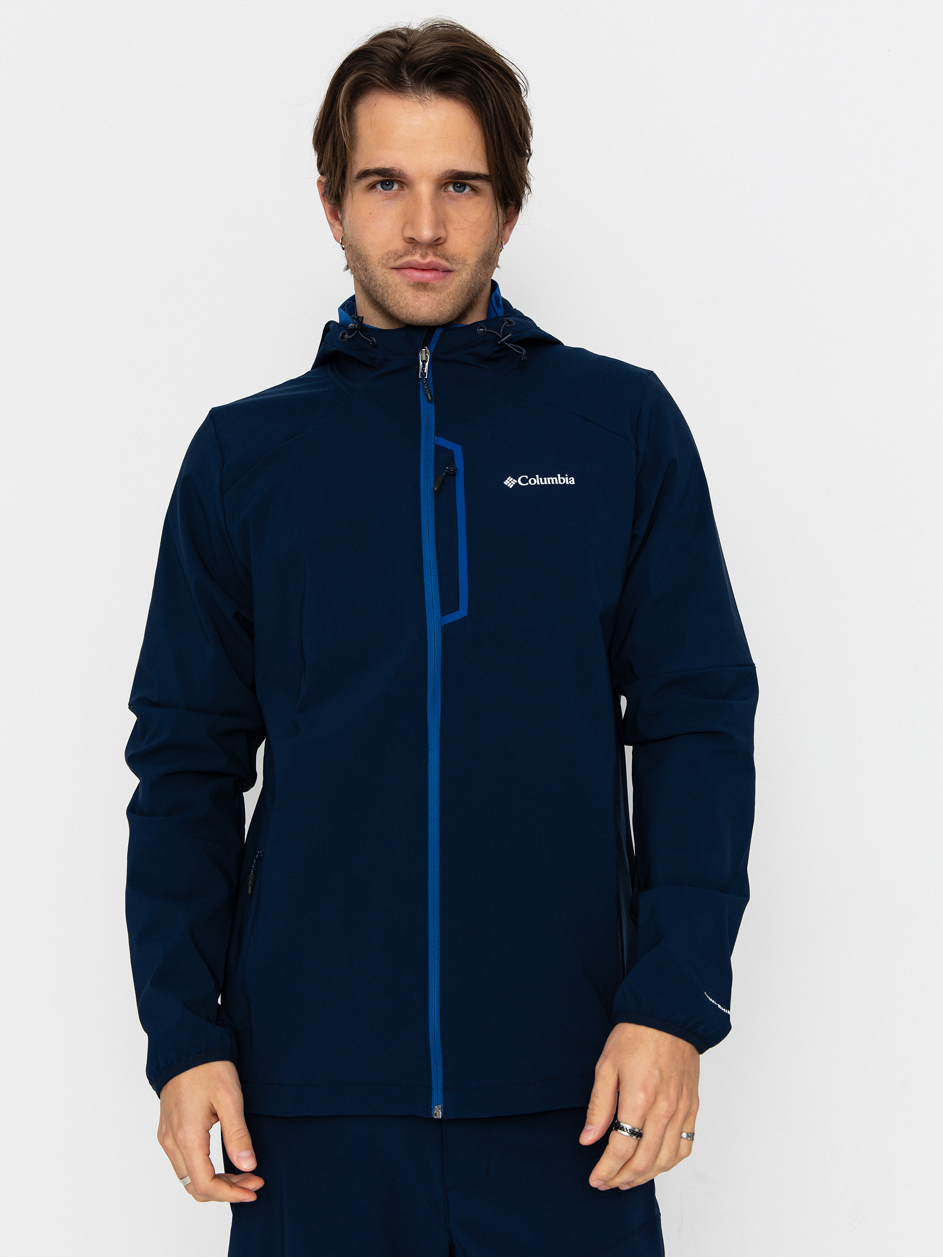 Kurtka Columbia Tech Softshell HD - granatowy (collegiate navy)