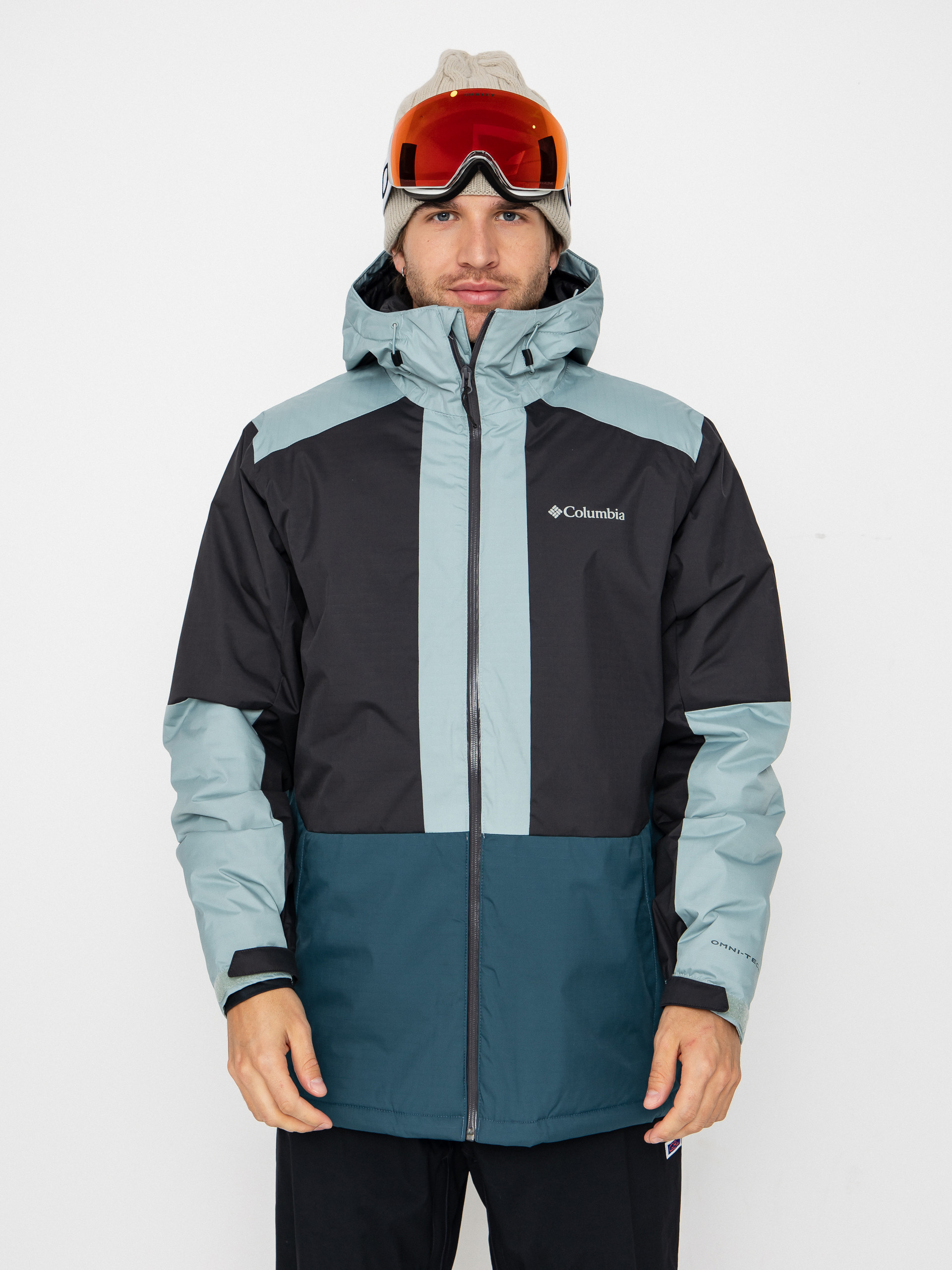 Kurtka Columbia Point Park II Insulated - zielony (everblue/shark)