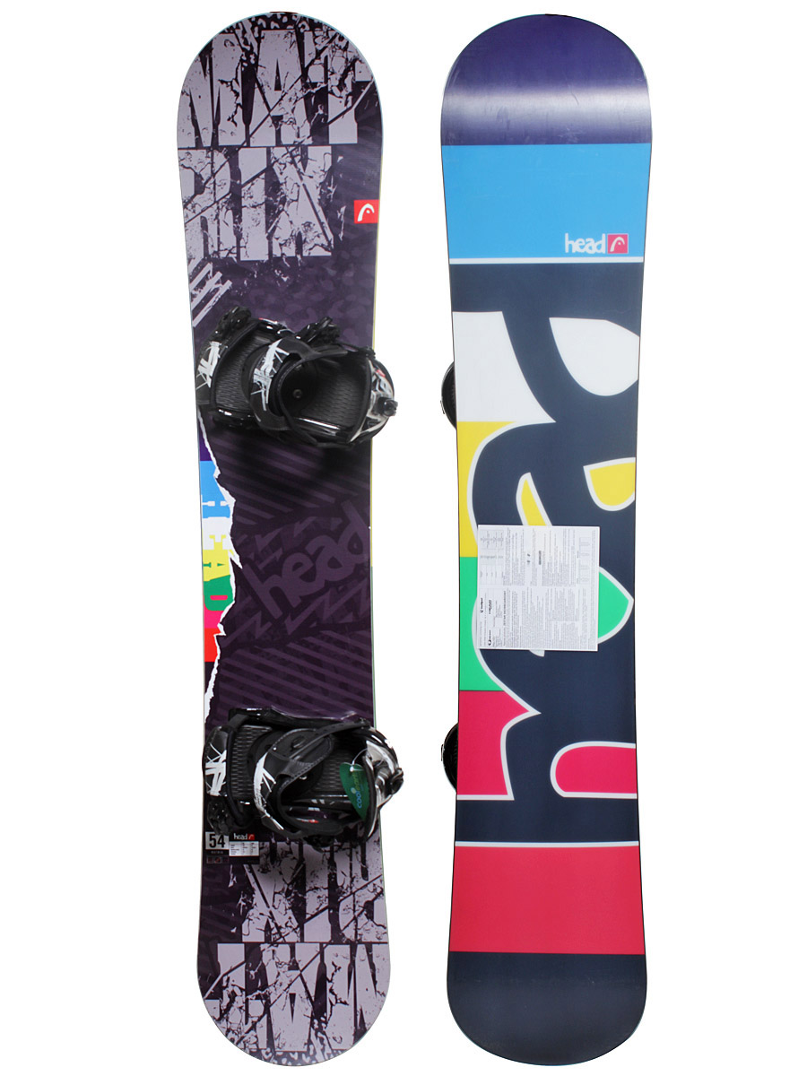 Zestaw snowboardowy Head: deska Matrix z wiązaniami NX Fusion - wielobarwny