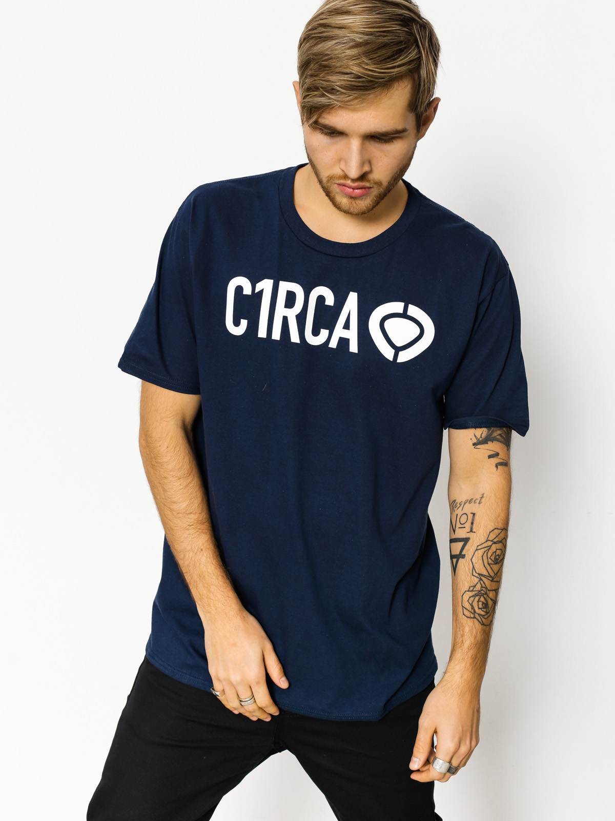 T-shirt Circa Din Icon - granatowy (navy)
