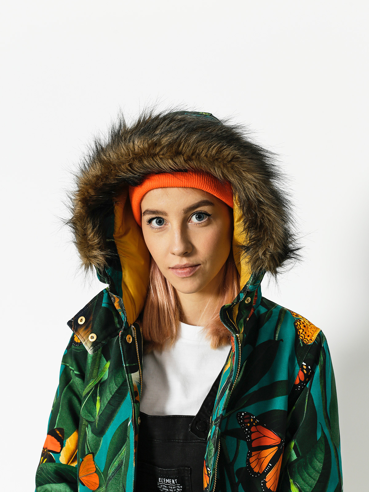 Kurtka Femi Stories Naomi Wmn - zielony (lea)