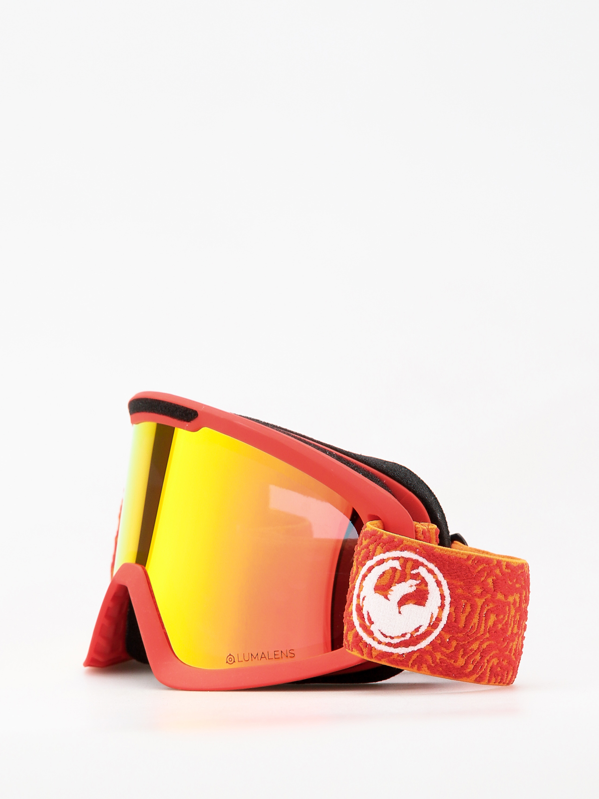 Gogle Dragon DX2 - czerwony (maze/lumalens red ion/lumalens rose)